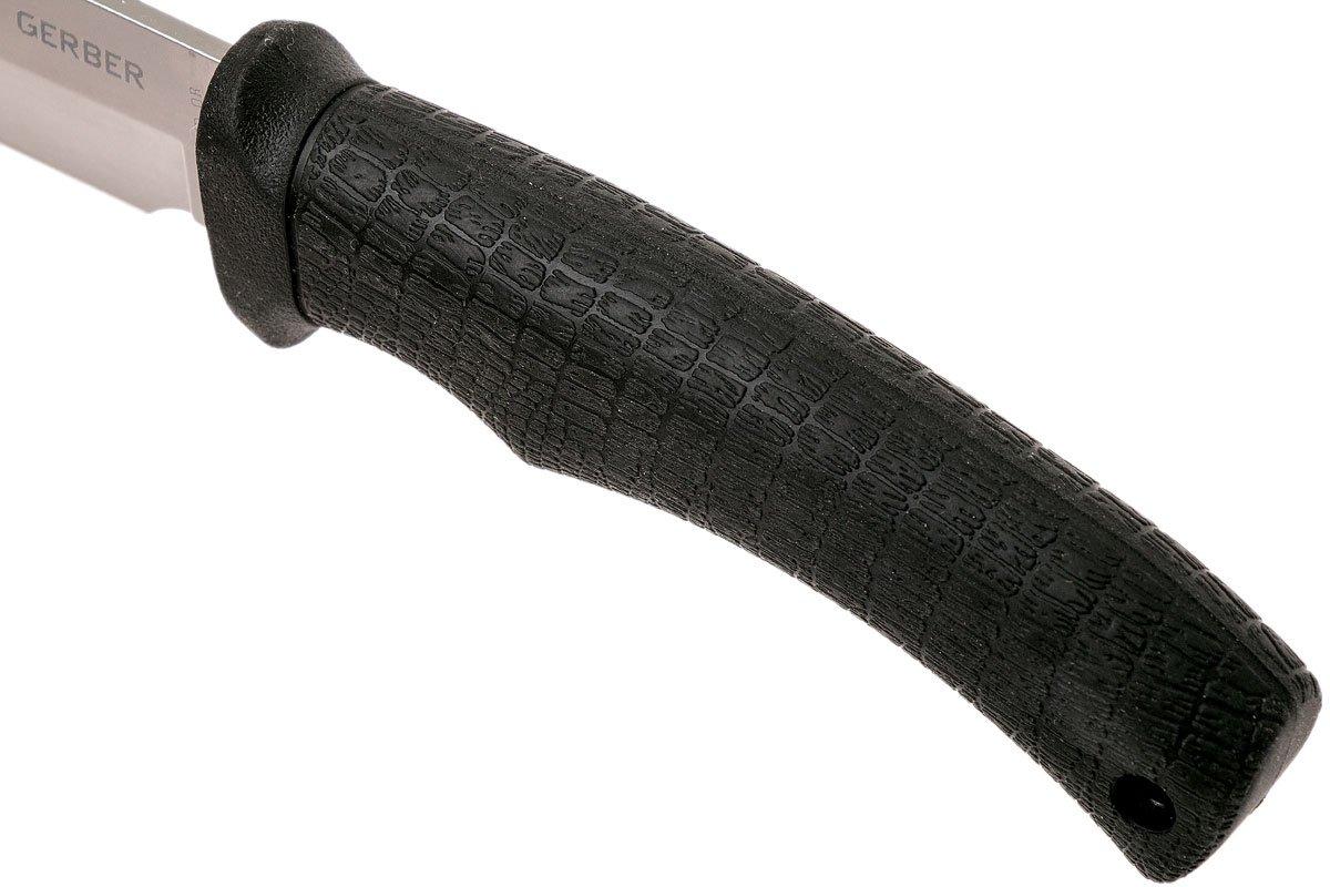 Gerber Gator Fixed Blade drop point, fine edge 06904N fixed knife ...