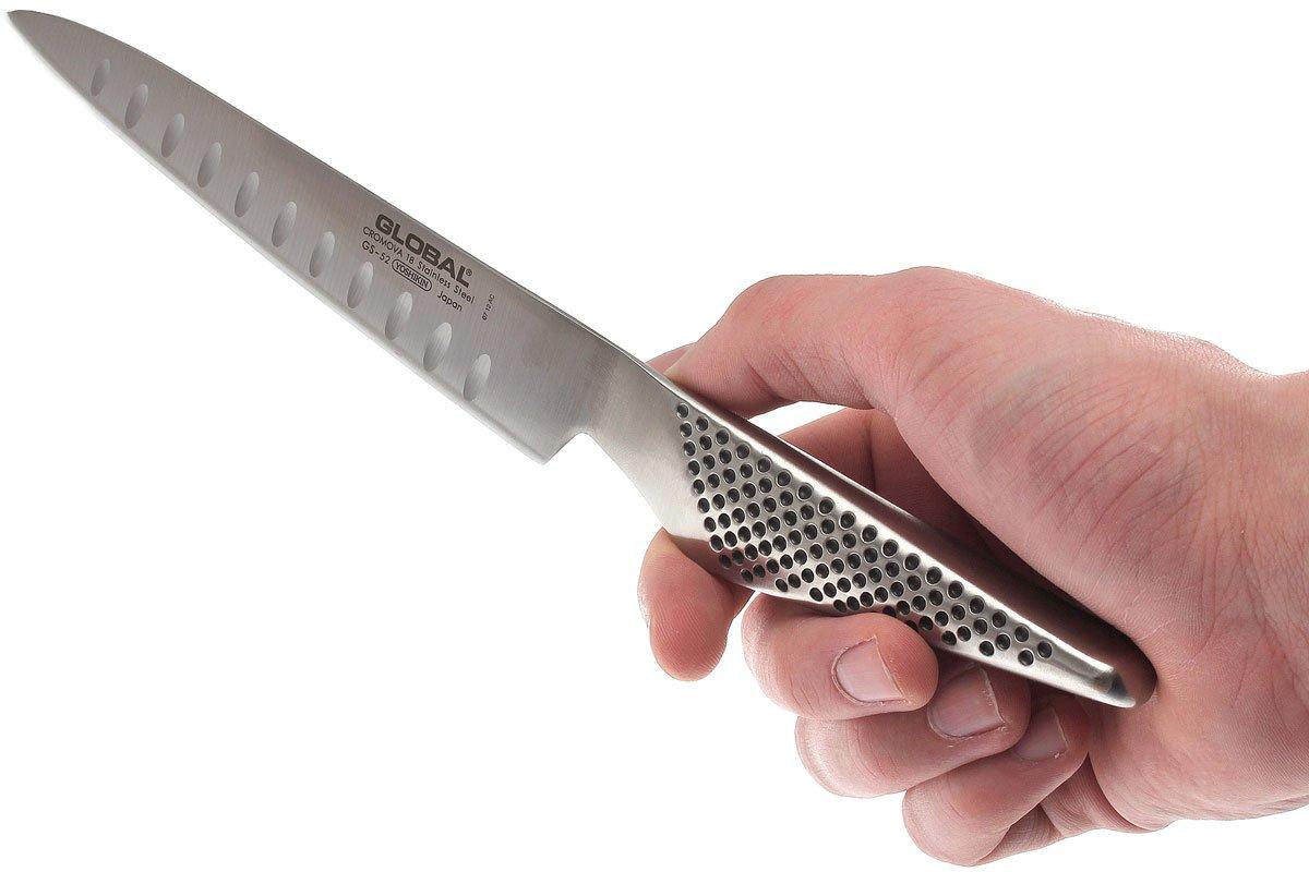 Global GS52 Filetiermesser mit Kullen, flexibel, 15 cm | Günstiger ...