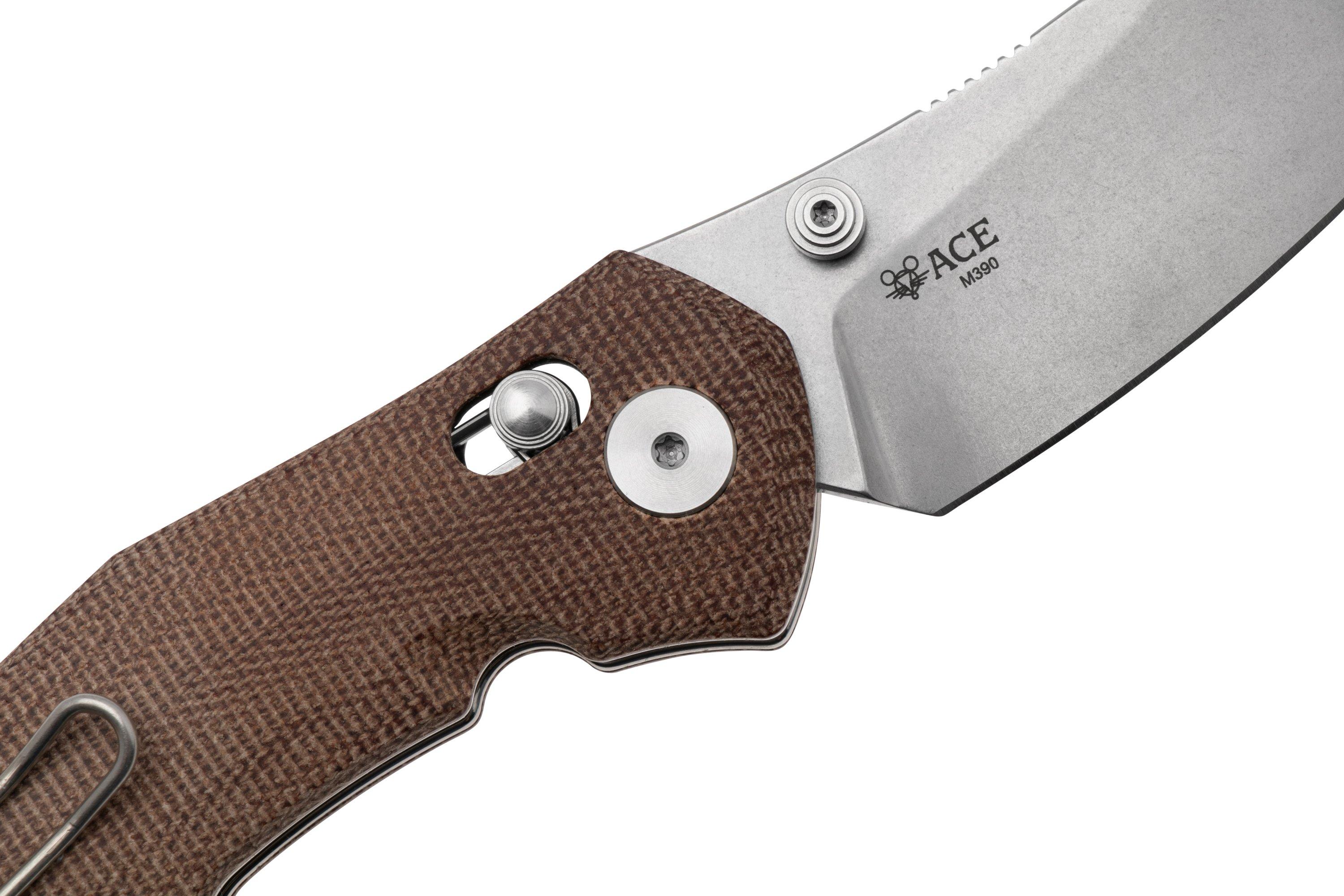 GiantMouse ACE Nazca Natural Canvas pocket knife, Ansø and Voxnaes ...