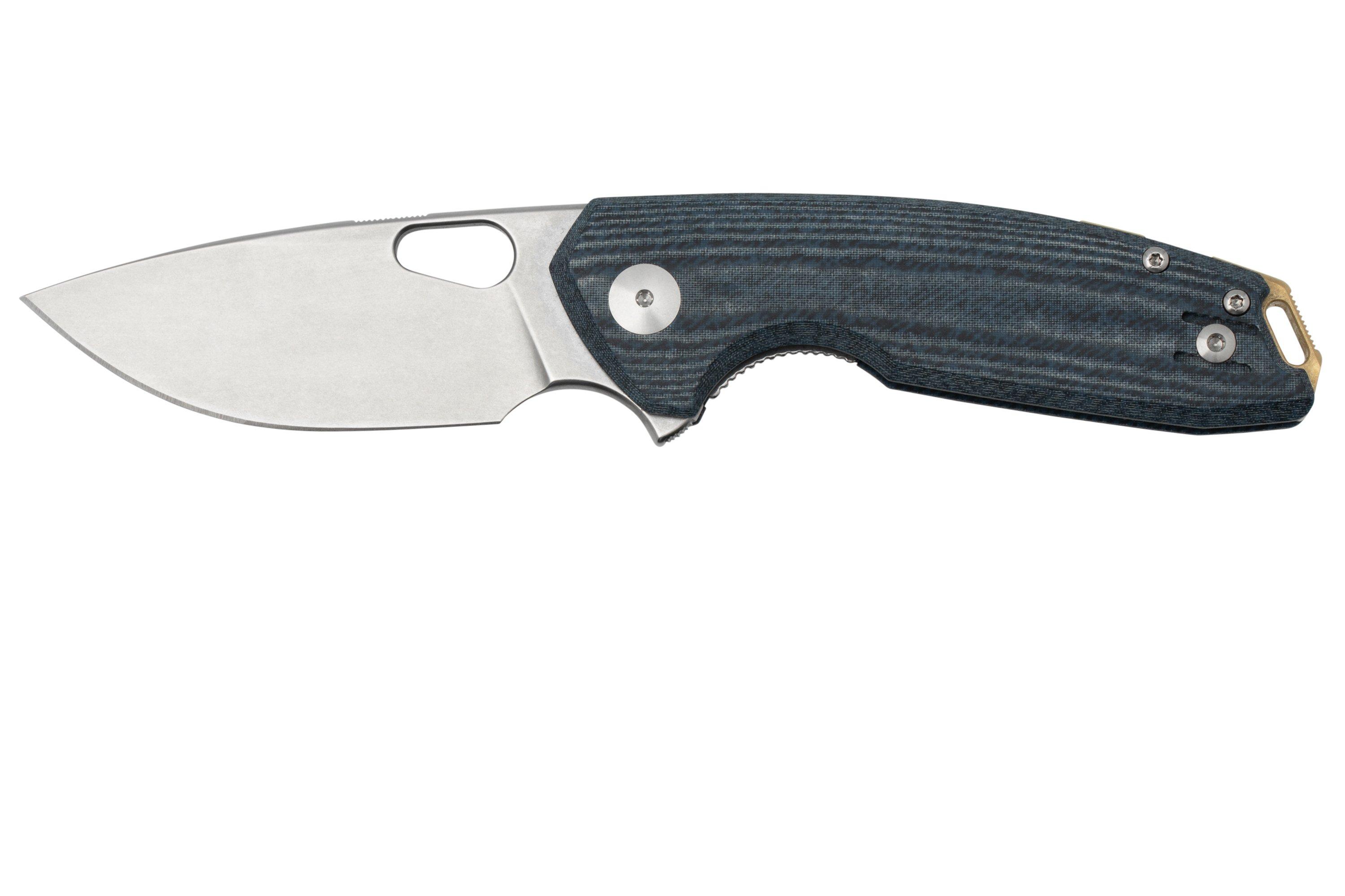 GiantMouse ACE Tribeca, Stonewashed Magnacut, Denim Canvas Micarta ...