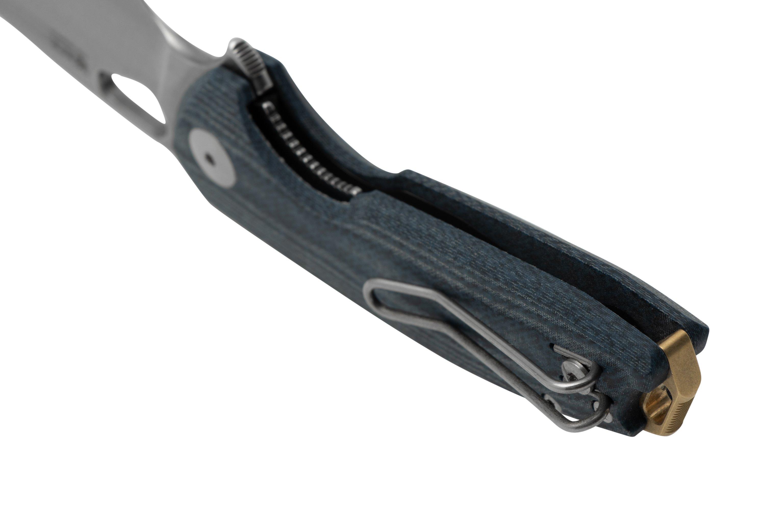 GiantMouse ACE Tribeca, Stonewashed Magnacut, Denim Canvas Micarta ...