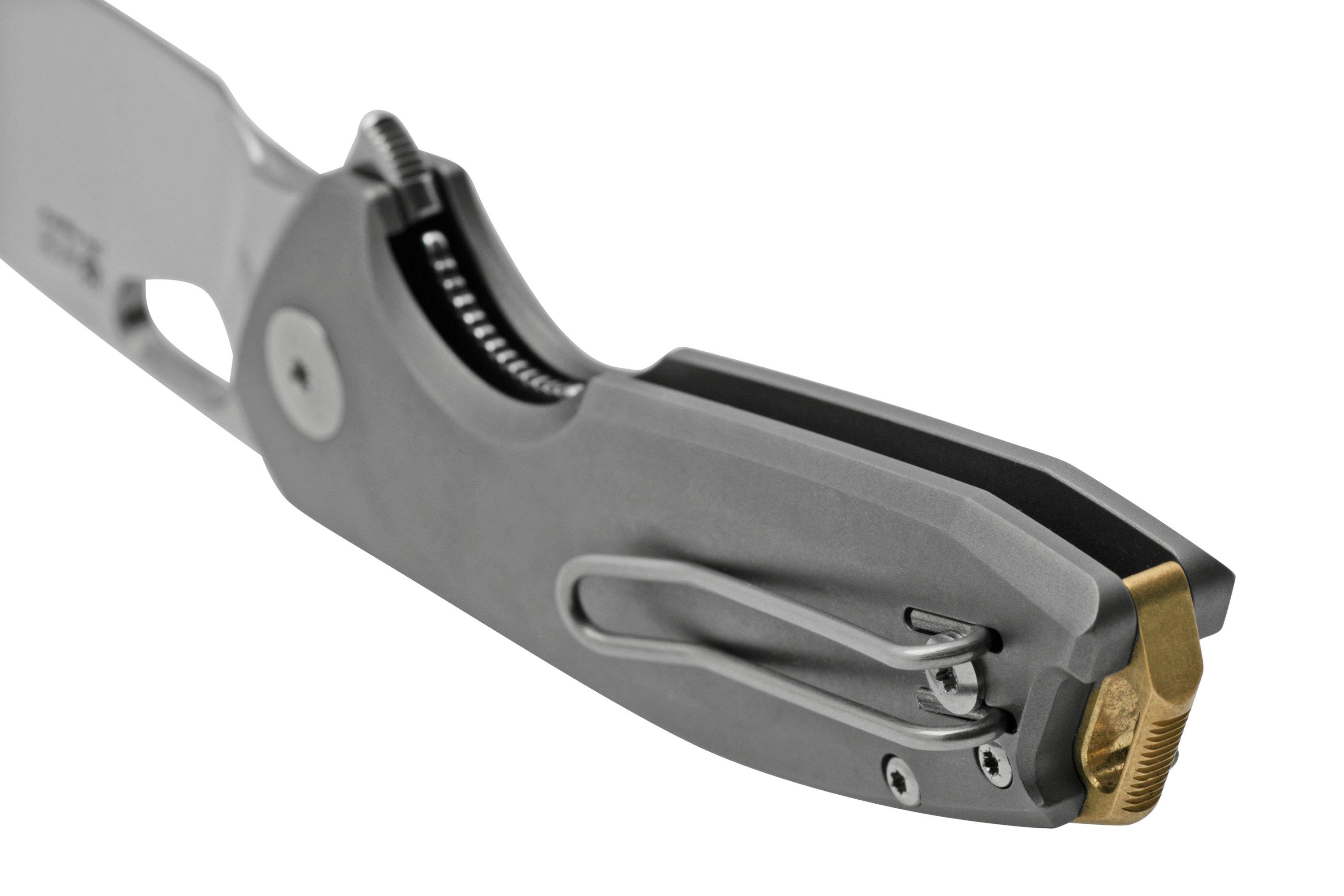 GiantMouse ACE Tribeca TRI-TI Satin Magnacut, Titanium, navalha ...