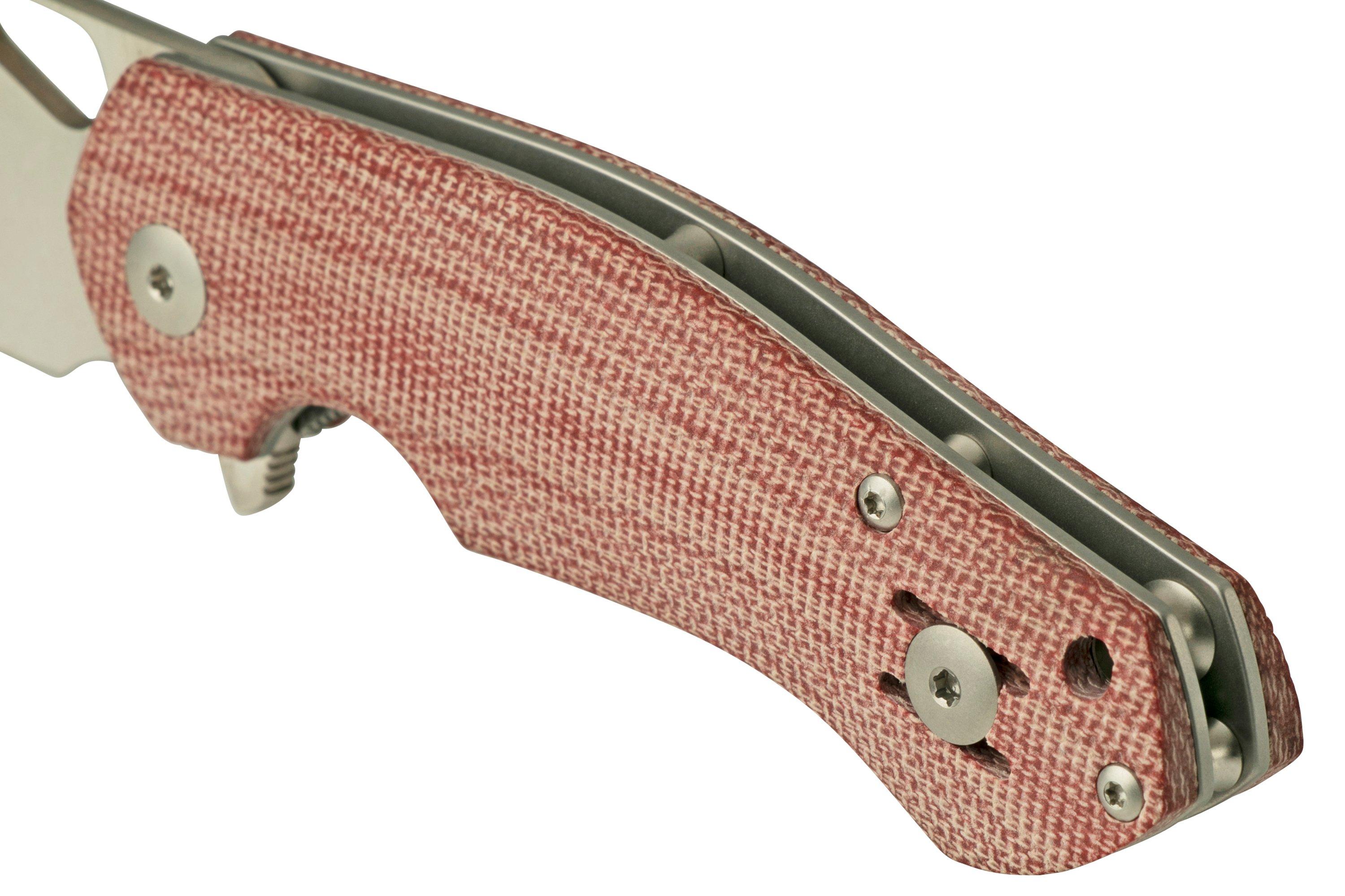 GiantMouse ACE Biblio Red Canvas pocket knife, Ansø en Voxnaes design ...