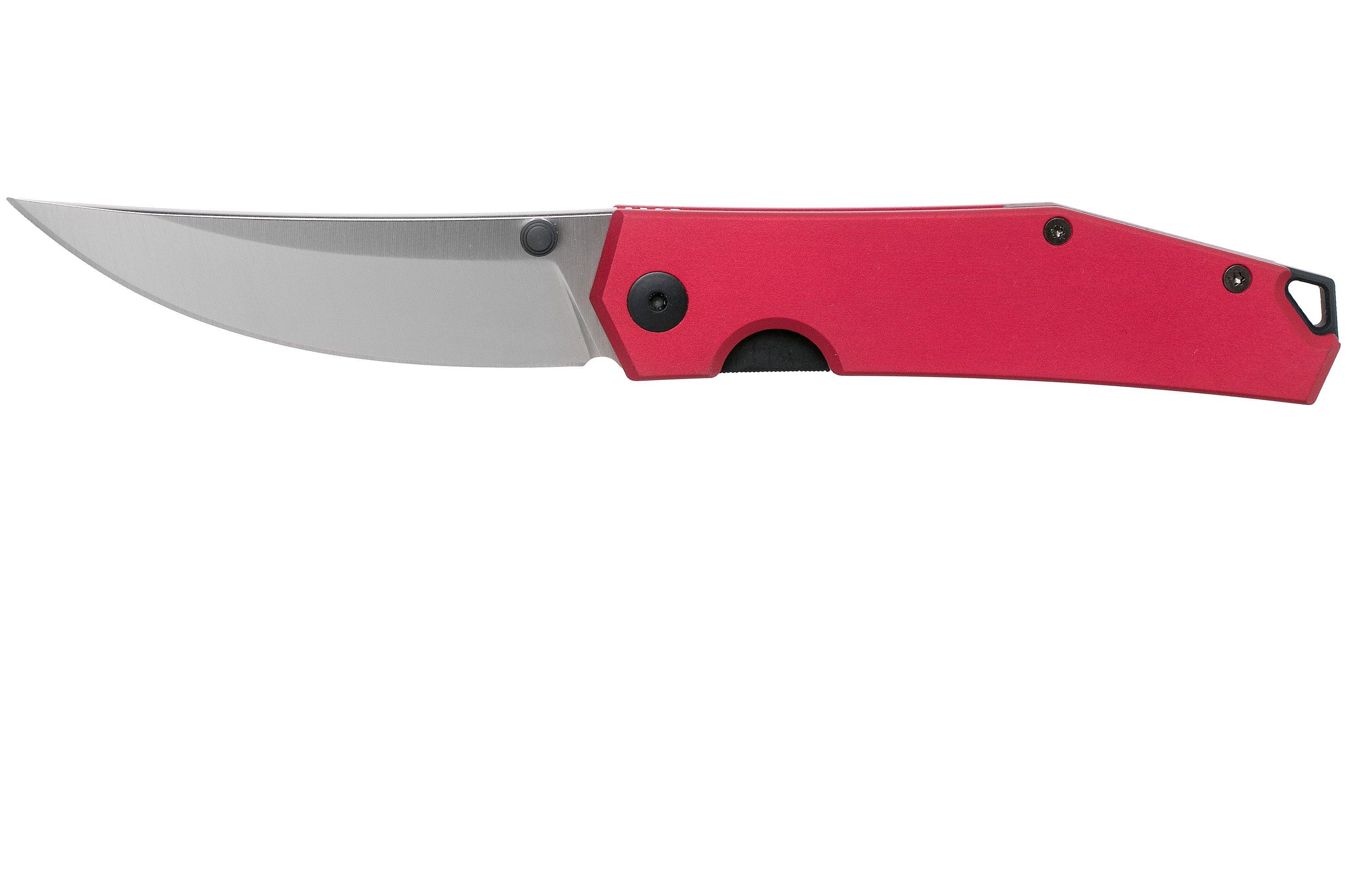 GiantMouse ACE Clyde Red Aluminum pocket knife, Ansø en Voxnaes design ...
