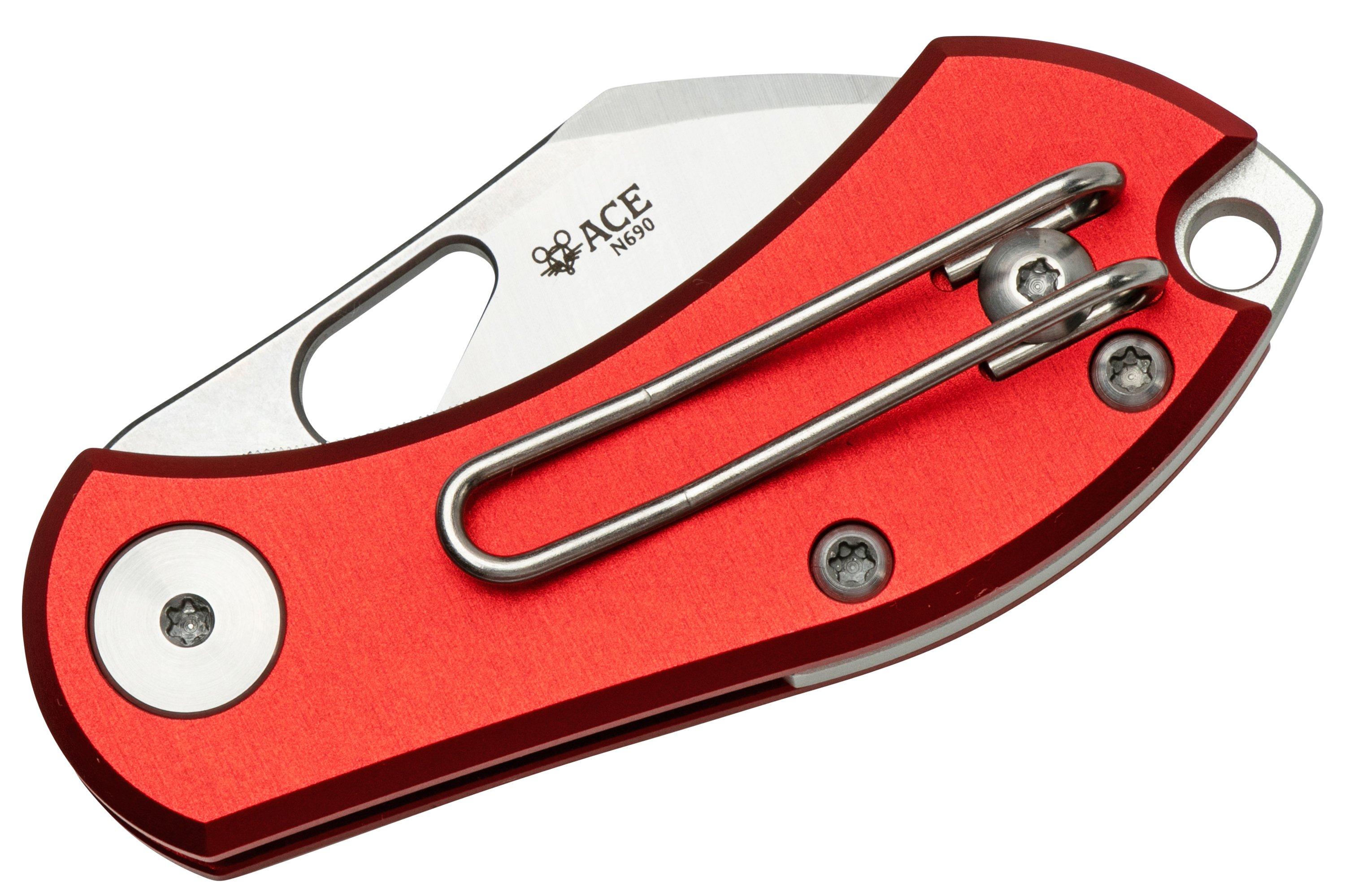 GiantMouse ACE Nibbler Red Aluminum, N690 navaja, diseño Ansø en ...