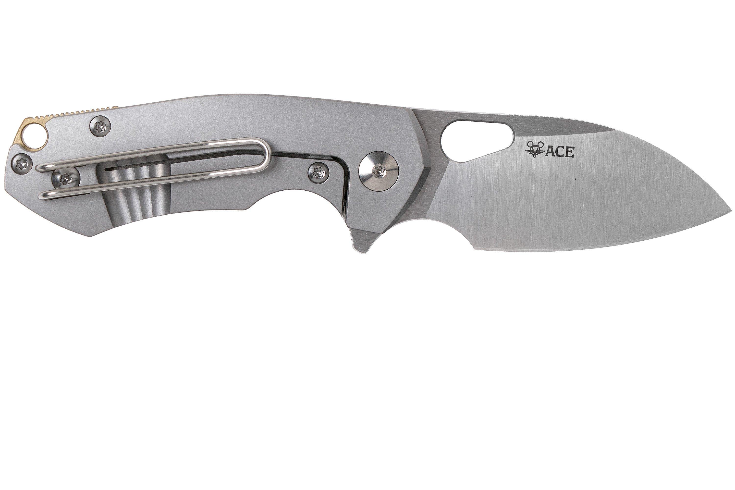 GiantMouse ACE Riv Titanium pocket knife, Voxnaes & Anso design ...
