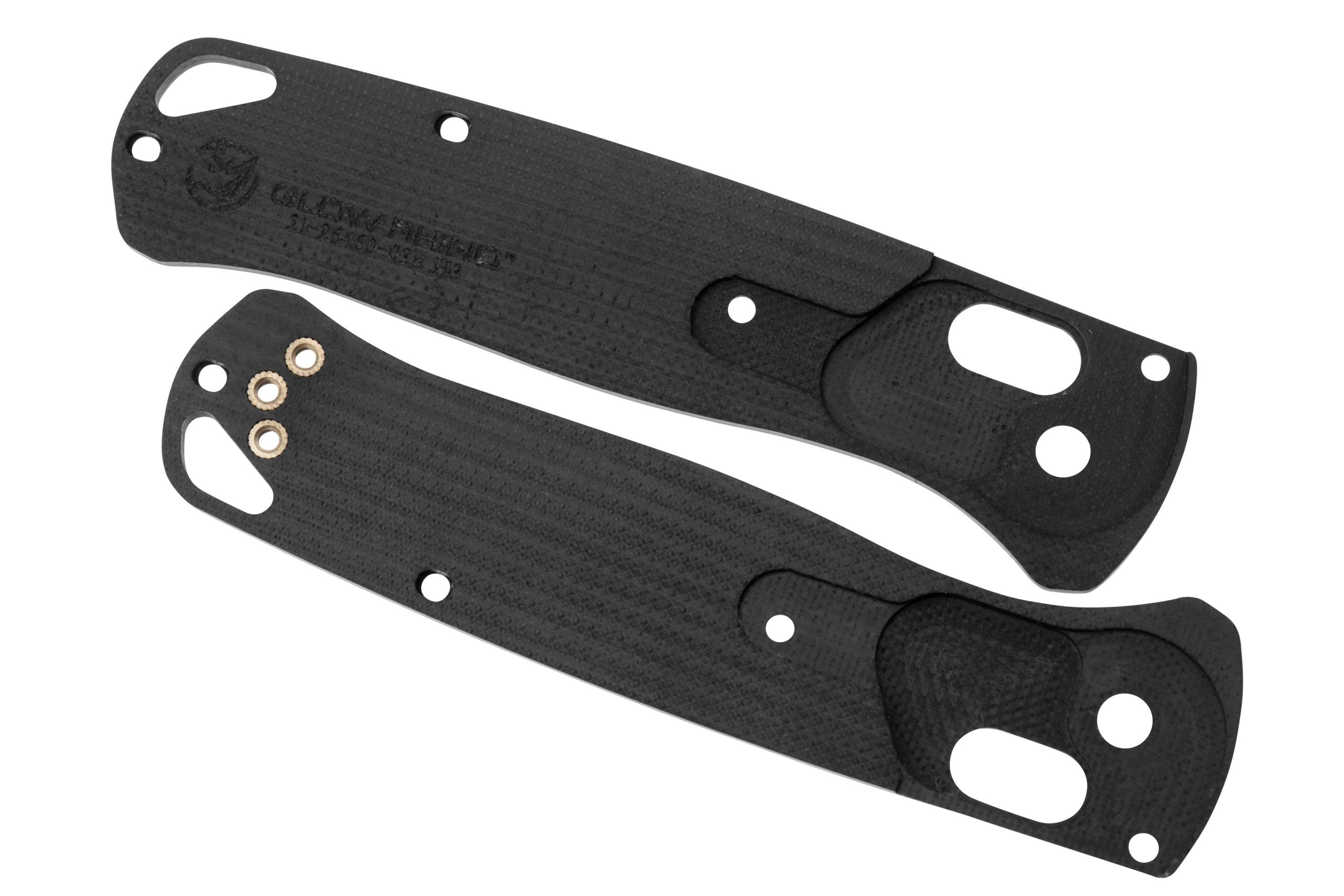 Glow Rhino Benchmade Bugout GRC-BUGOUT-ZGZG, G10 Black Scales ...