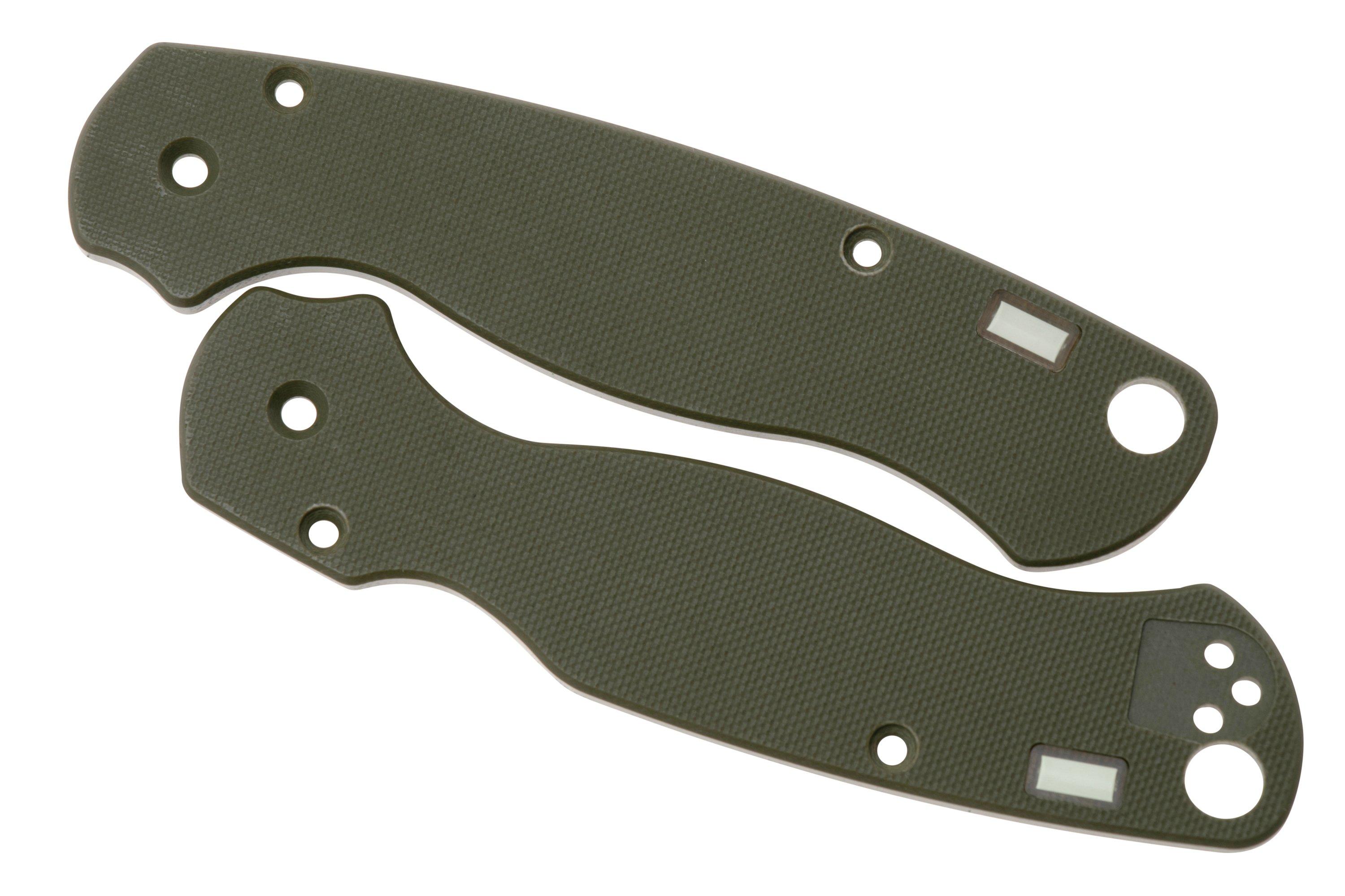 Glow Rhino Spyderco Paramilitary 2 GRC-PARA2-OGGOGG, G10 Olive Drab ...