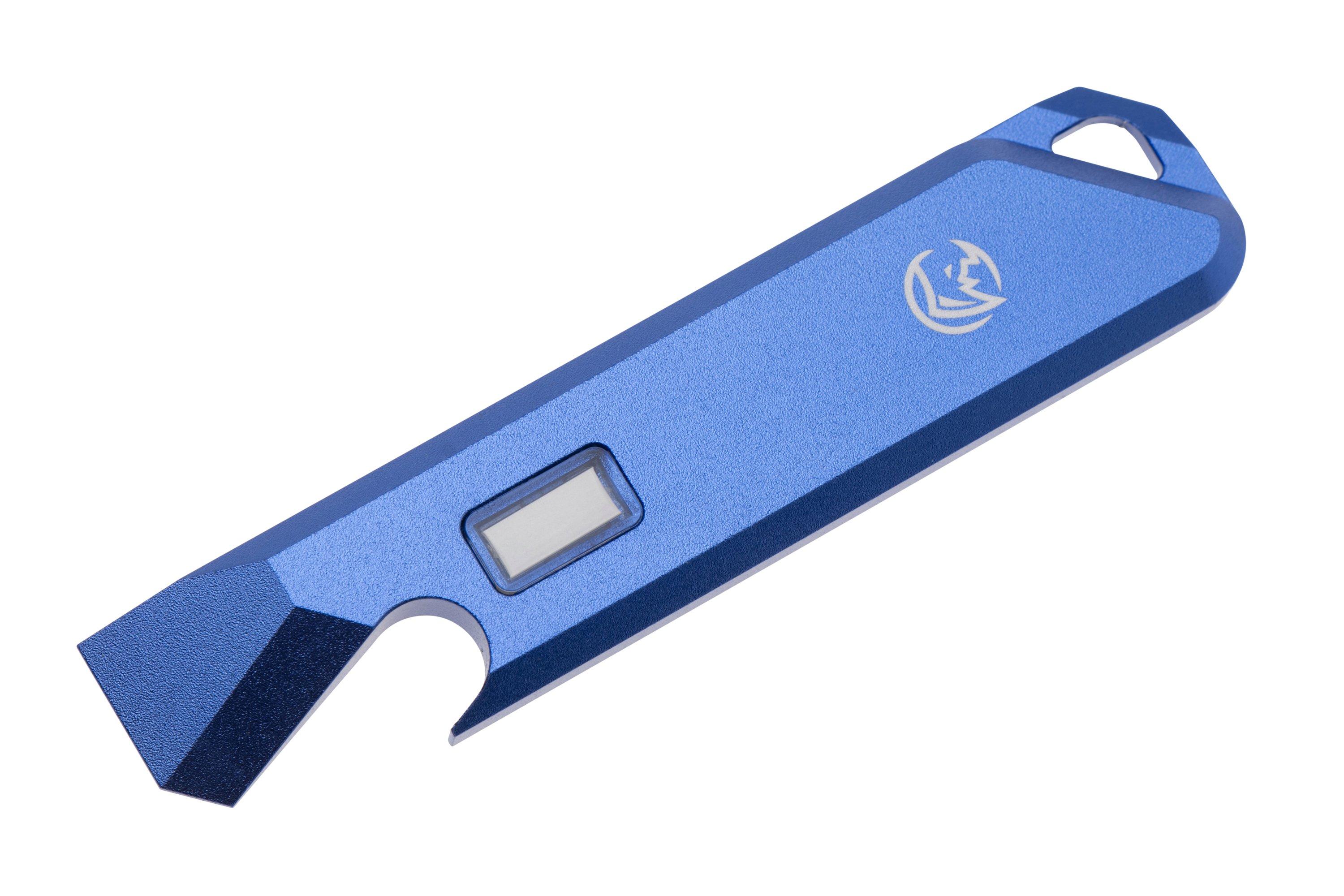 Glow Rhino Pry Bar PRY-201-AL-B-XB Blue Anodized Aluminum Blue Tritium ...