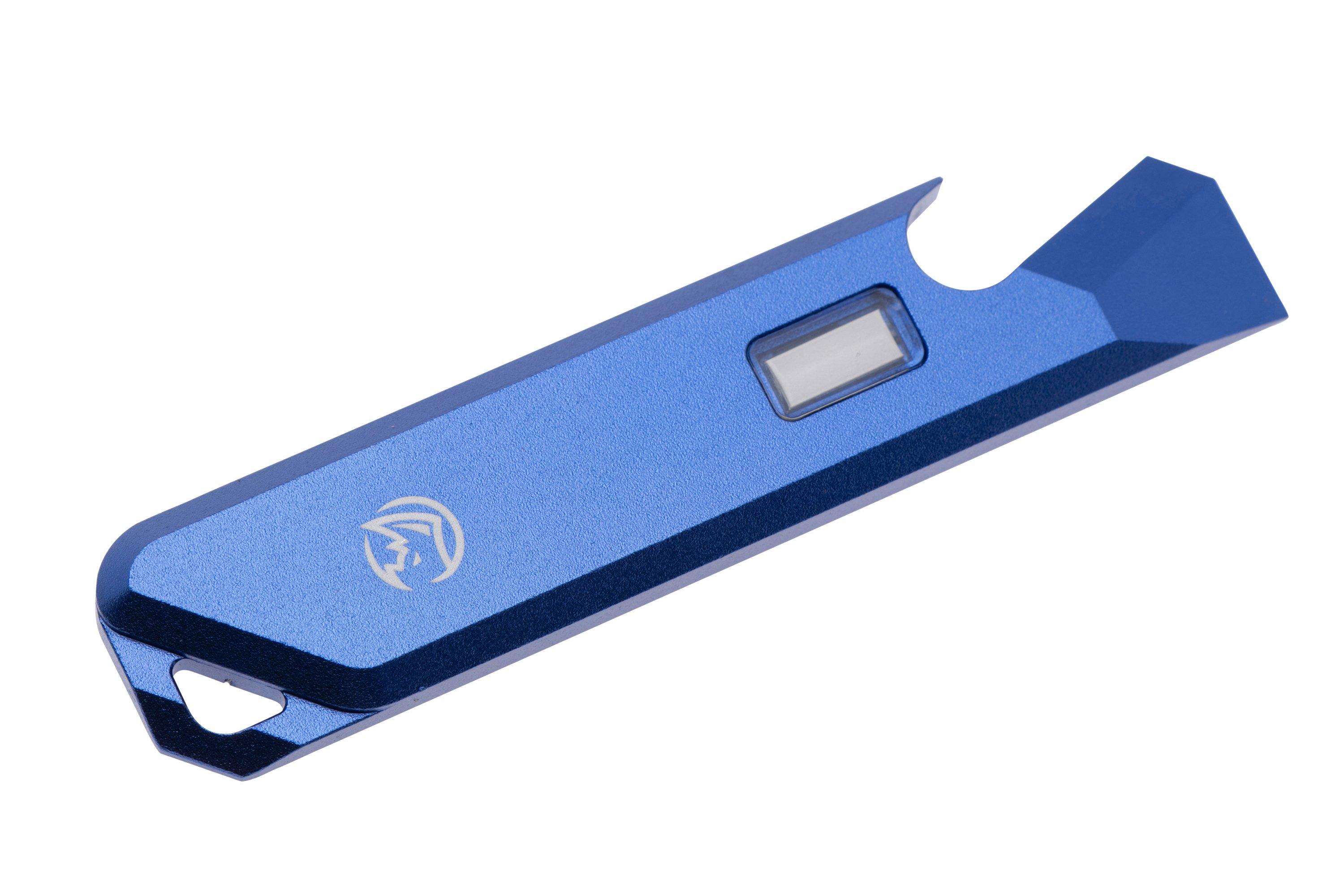 Glow Rhino Pry Bar PRY-201-AL-B-XB Blue Anodized Aluminum Blue Tritium ...