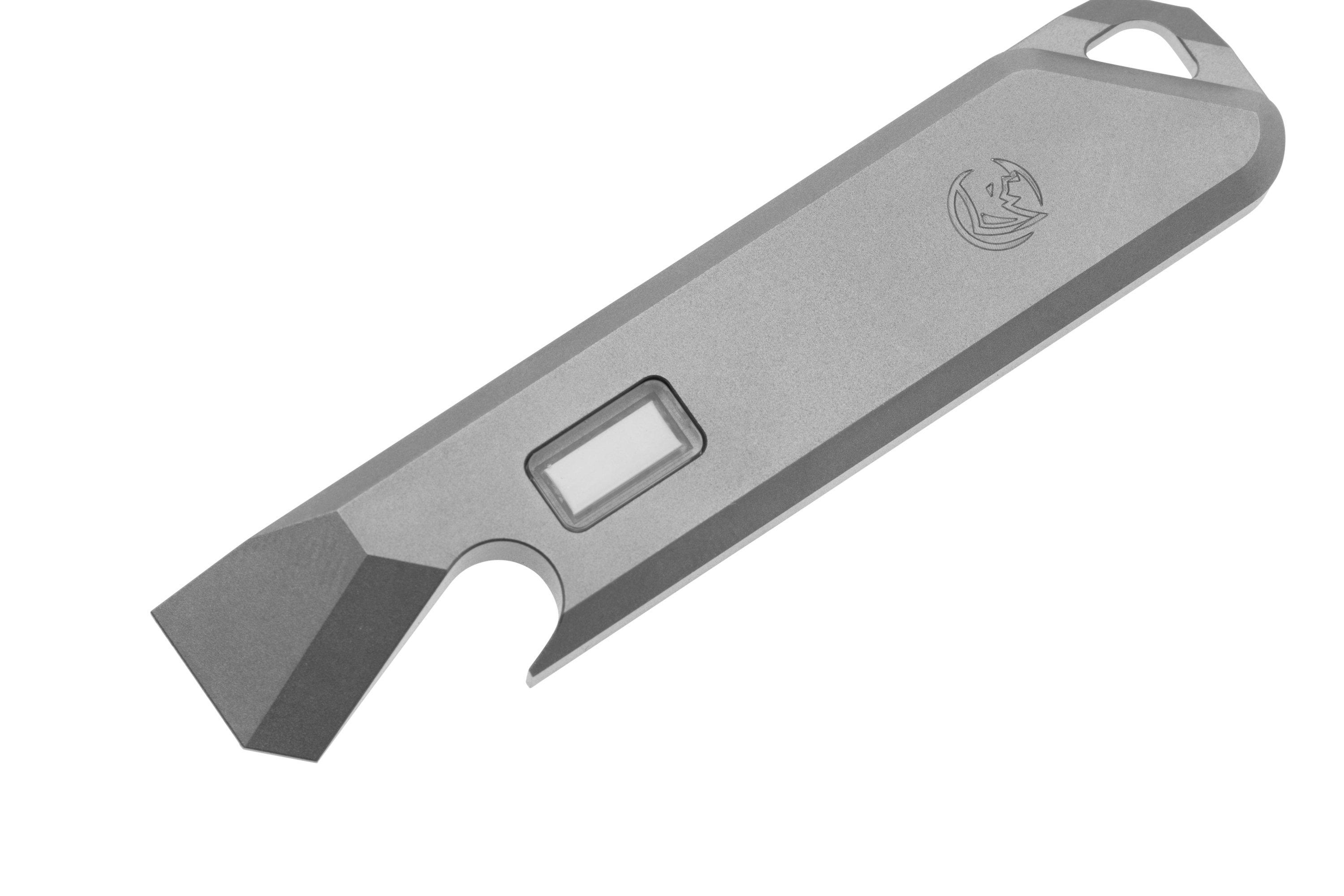 Glow Rhino Pry Bar PRY-201-TI-XB Titanium Blue Tritium | Advantageously ...