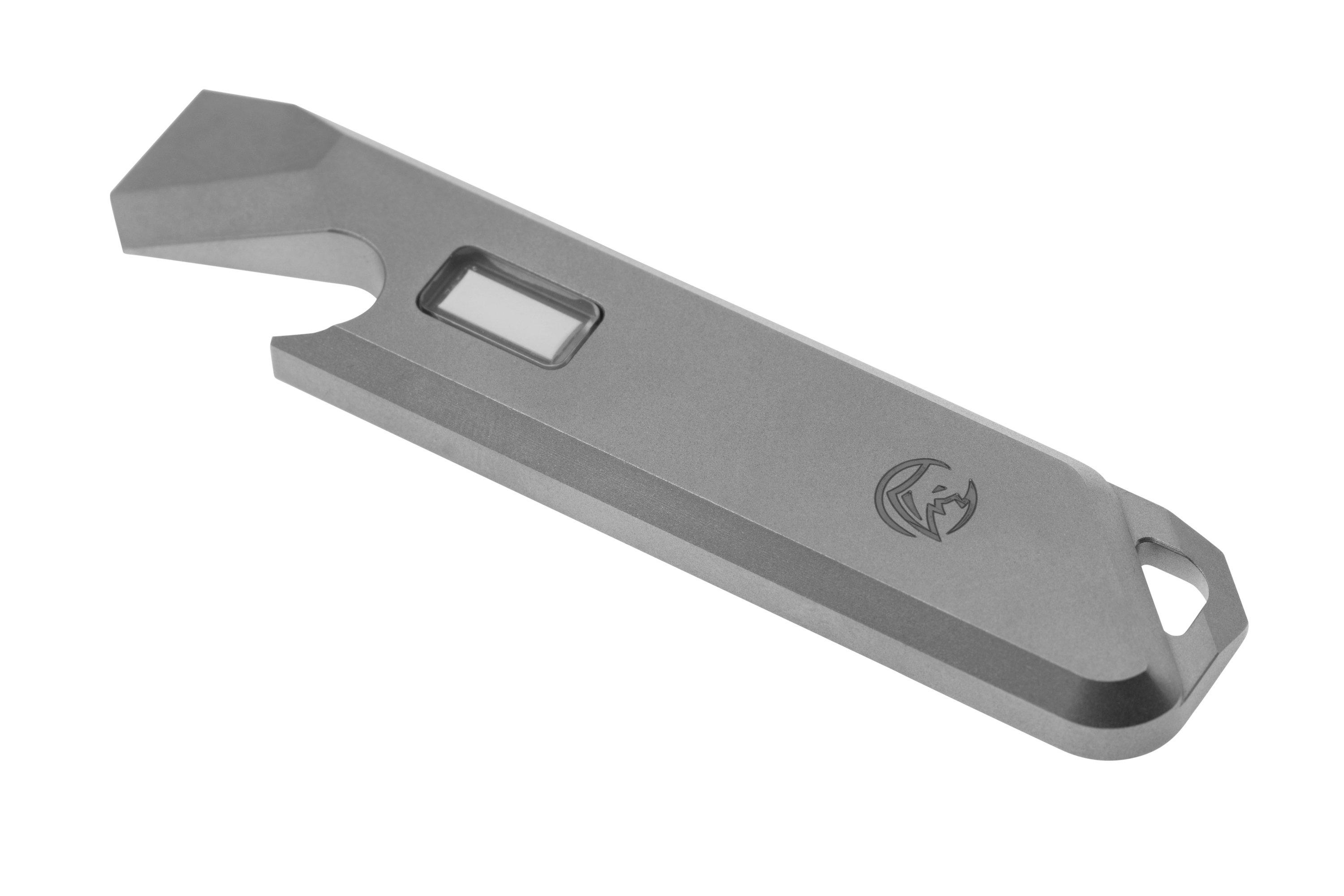 Glow Rhino Pry Bar PRY-201-TI-XB Titanium Blue Tritium | Advantageously ...