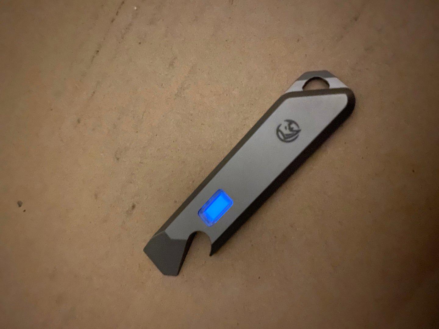 Glow Rhino Pry Bar PRY-201-TI-XB Titanium Blue Tritium | Fare acquisti ...