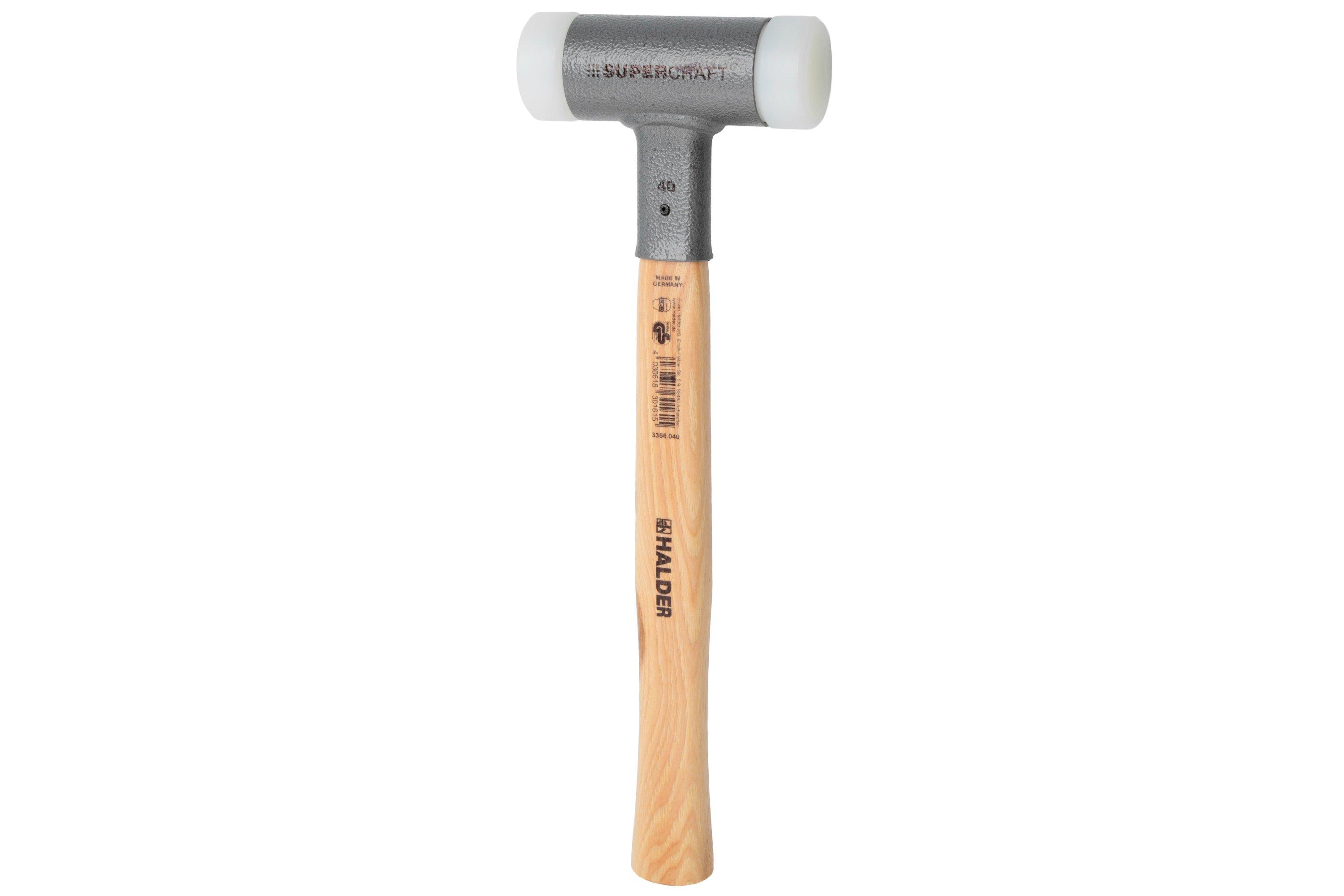 Halder SUPERCRAFT 3366040 hickory steel, nylon, soft-face mallet, 40 mm ...
