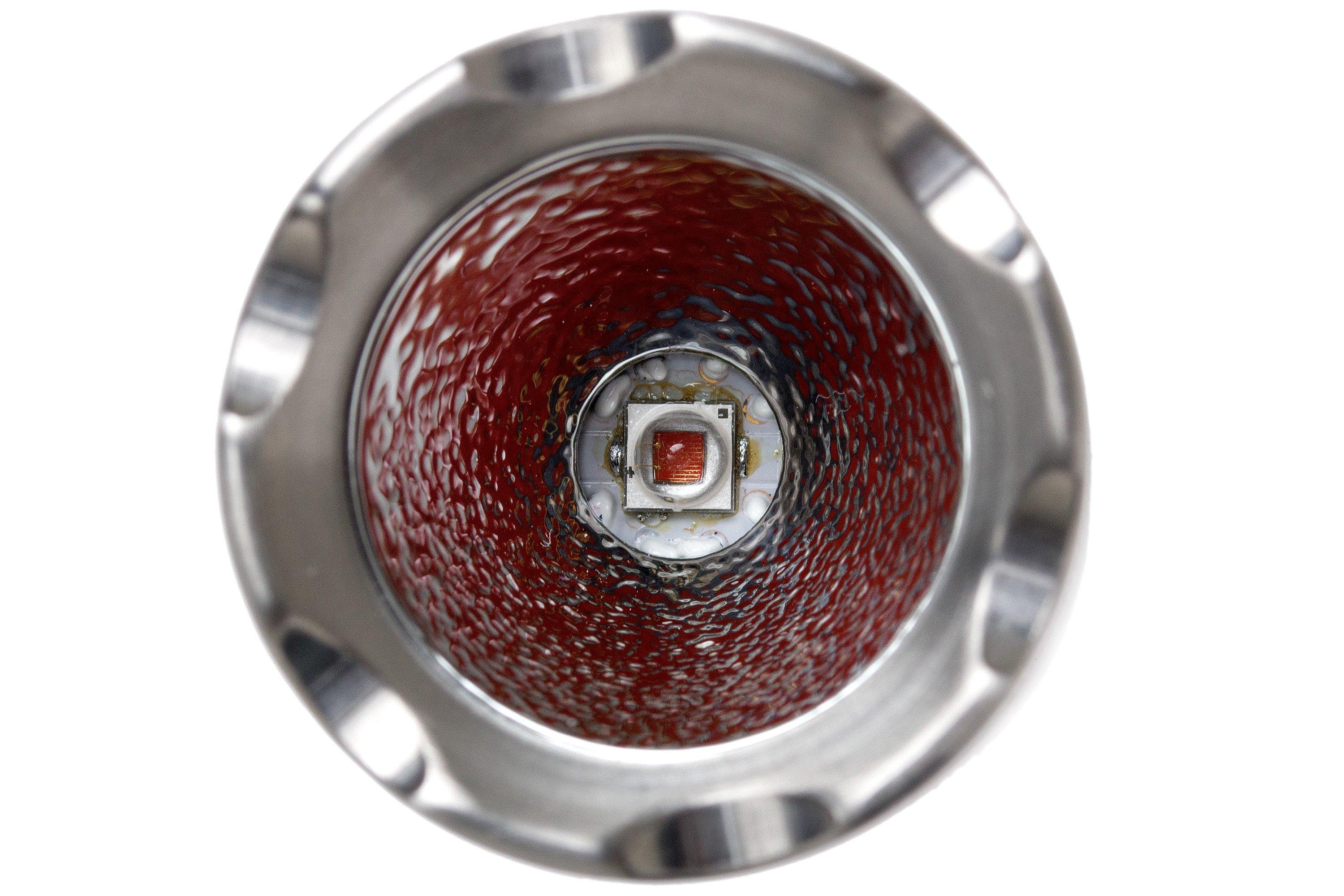 HDS systems EDC Custom AMBER LED flashlight 250mW, rotary-switch ...