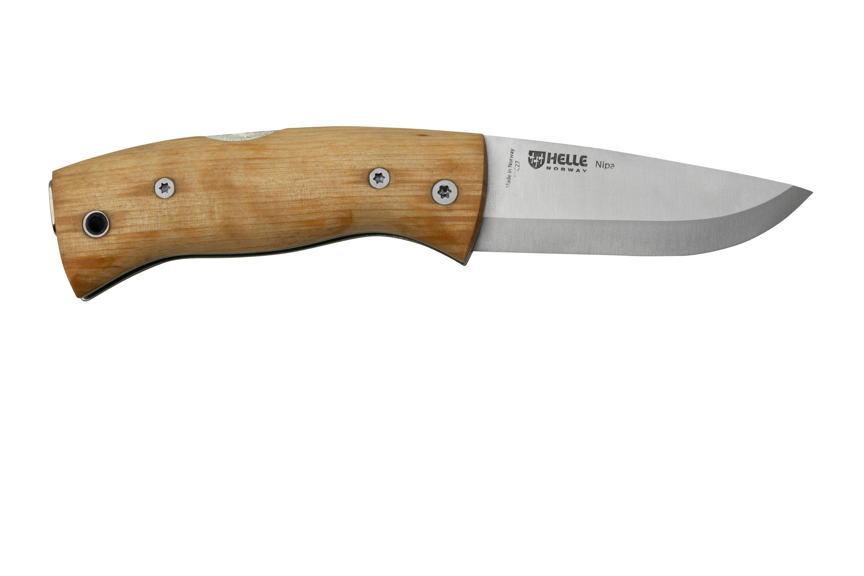 Helle Nipa 200657 Curly Birch, Bushcraftmesser | Günstiger shoppen bei ...
