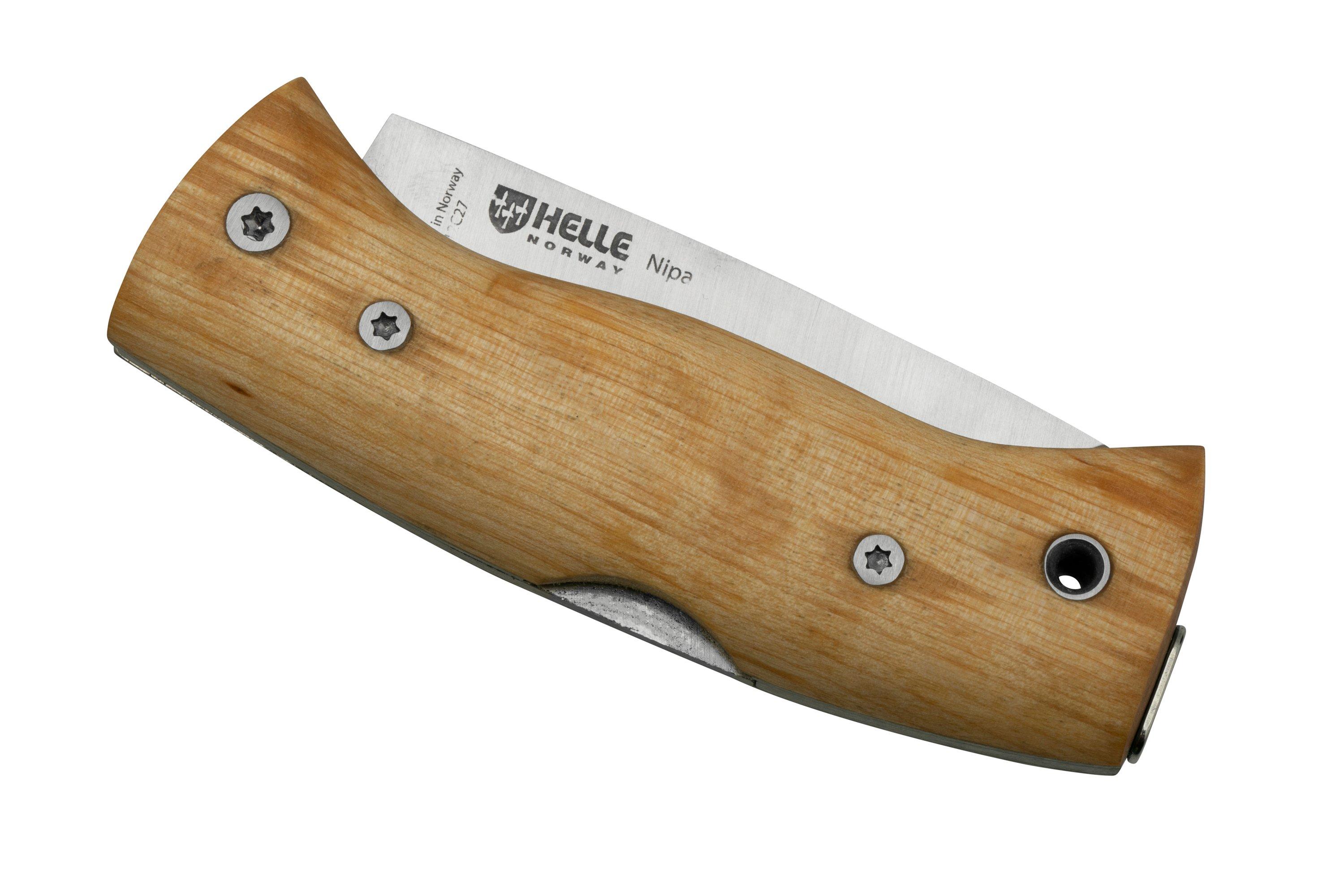 Helle Nipa 200657 Curly Birch, Bushcraftmesser | Günstiger shoppen bei ...