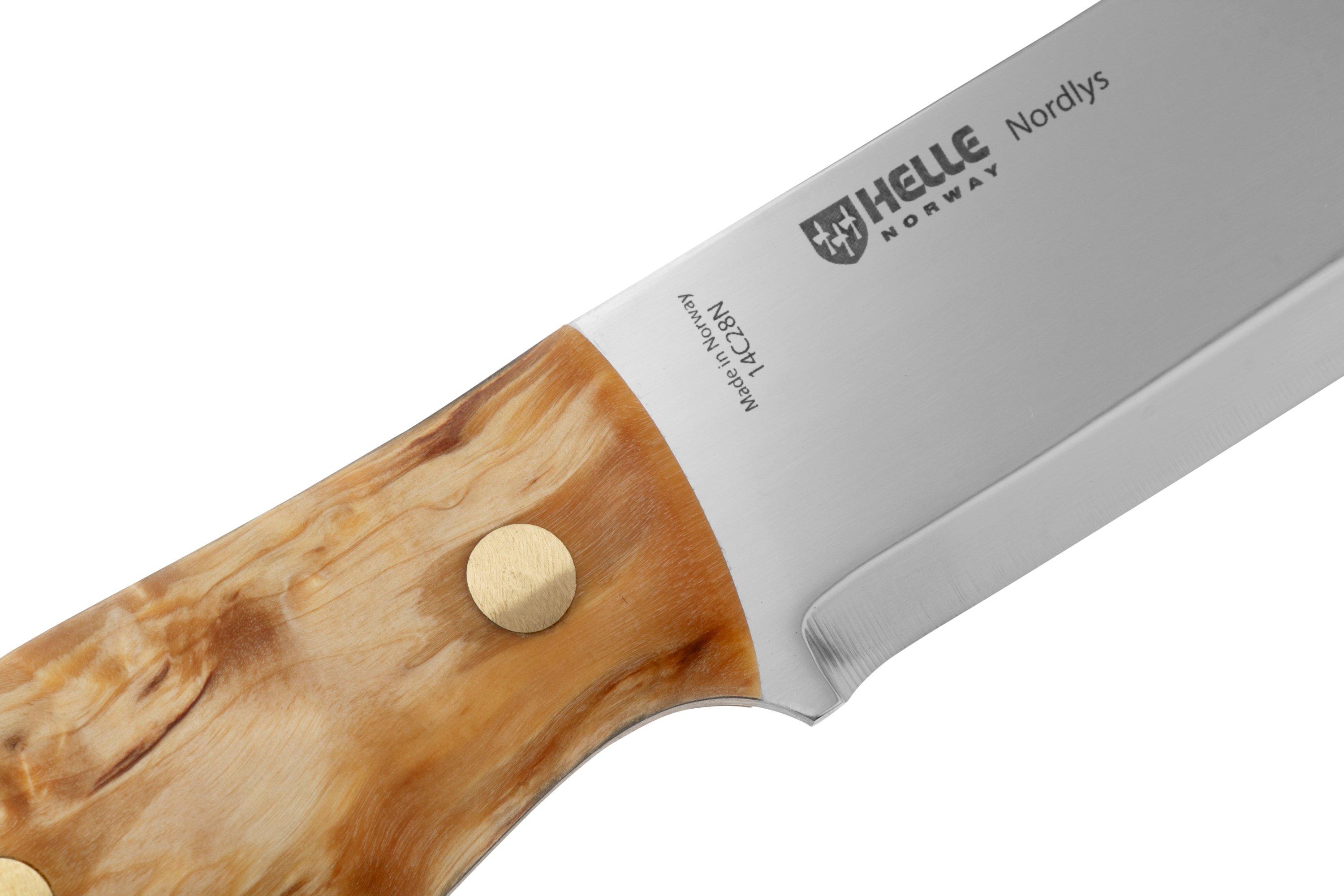 Helle Nordlys 200671, bushcraft knife | Advantageously shopping at ...