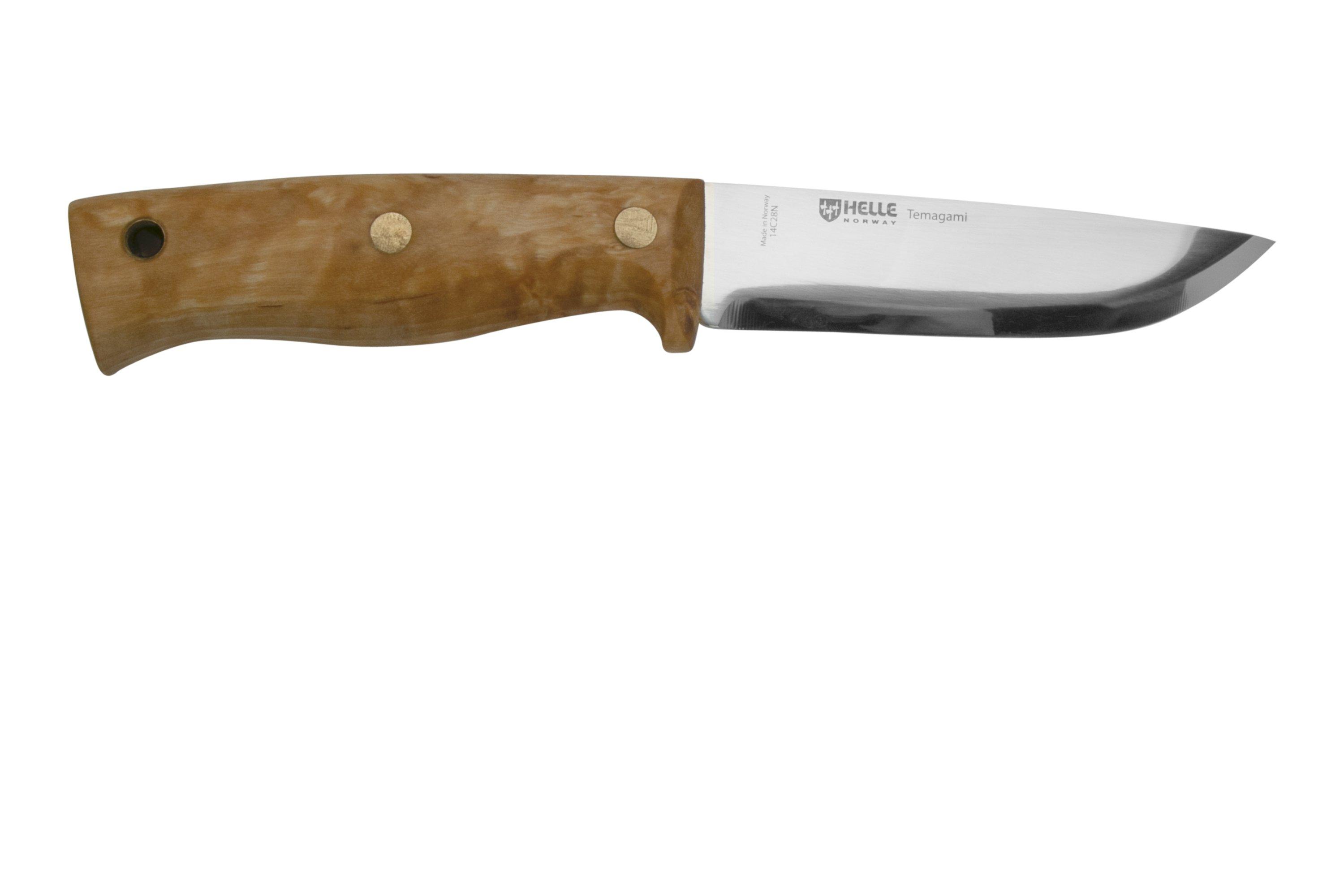 Helle Temagami 300 14C28N bushcraft knife, Les Stroud design ...