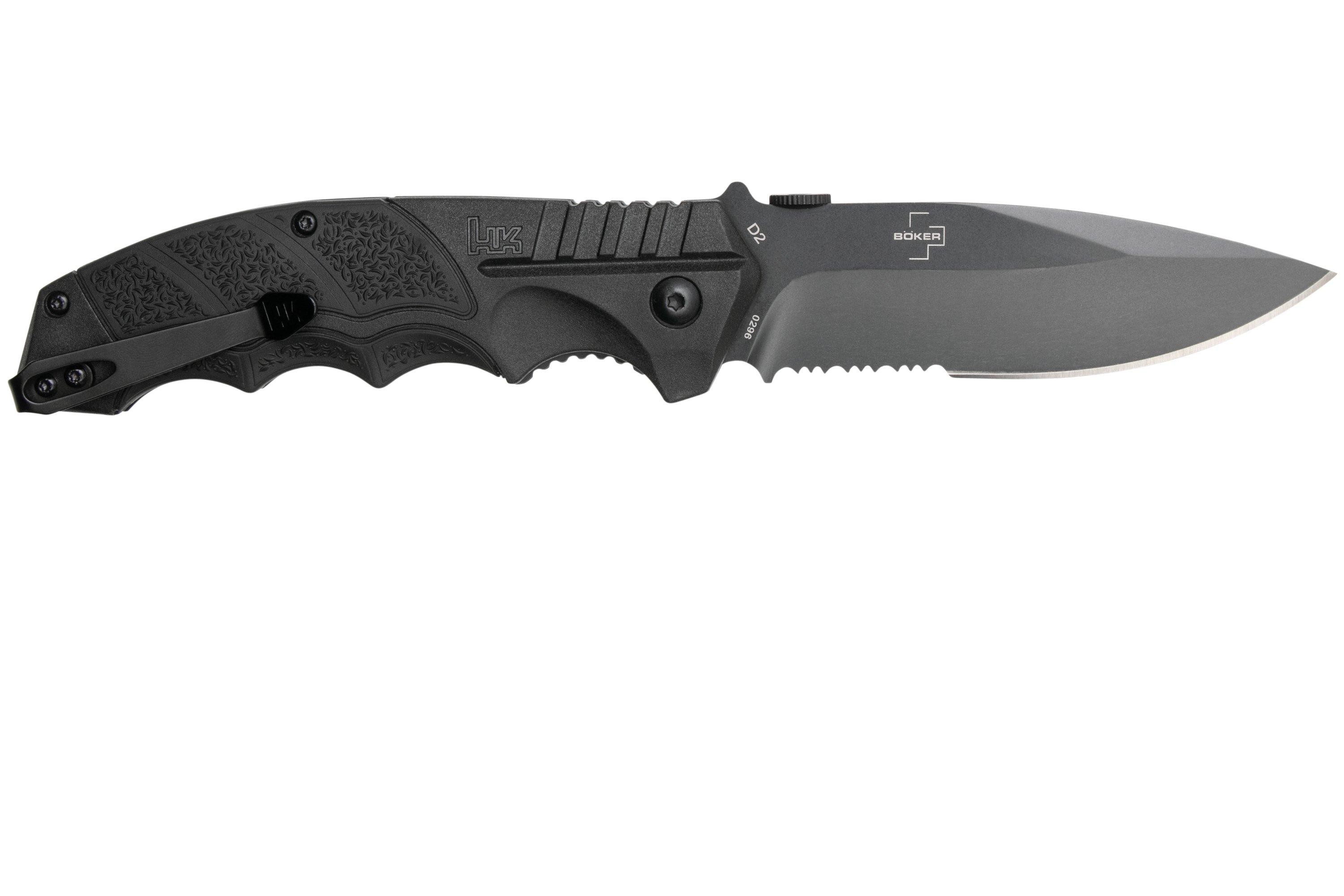 Heckler & Koch SFP Tactical Folder Black 01HK501, pocket knife ...