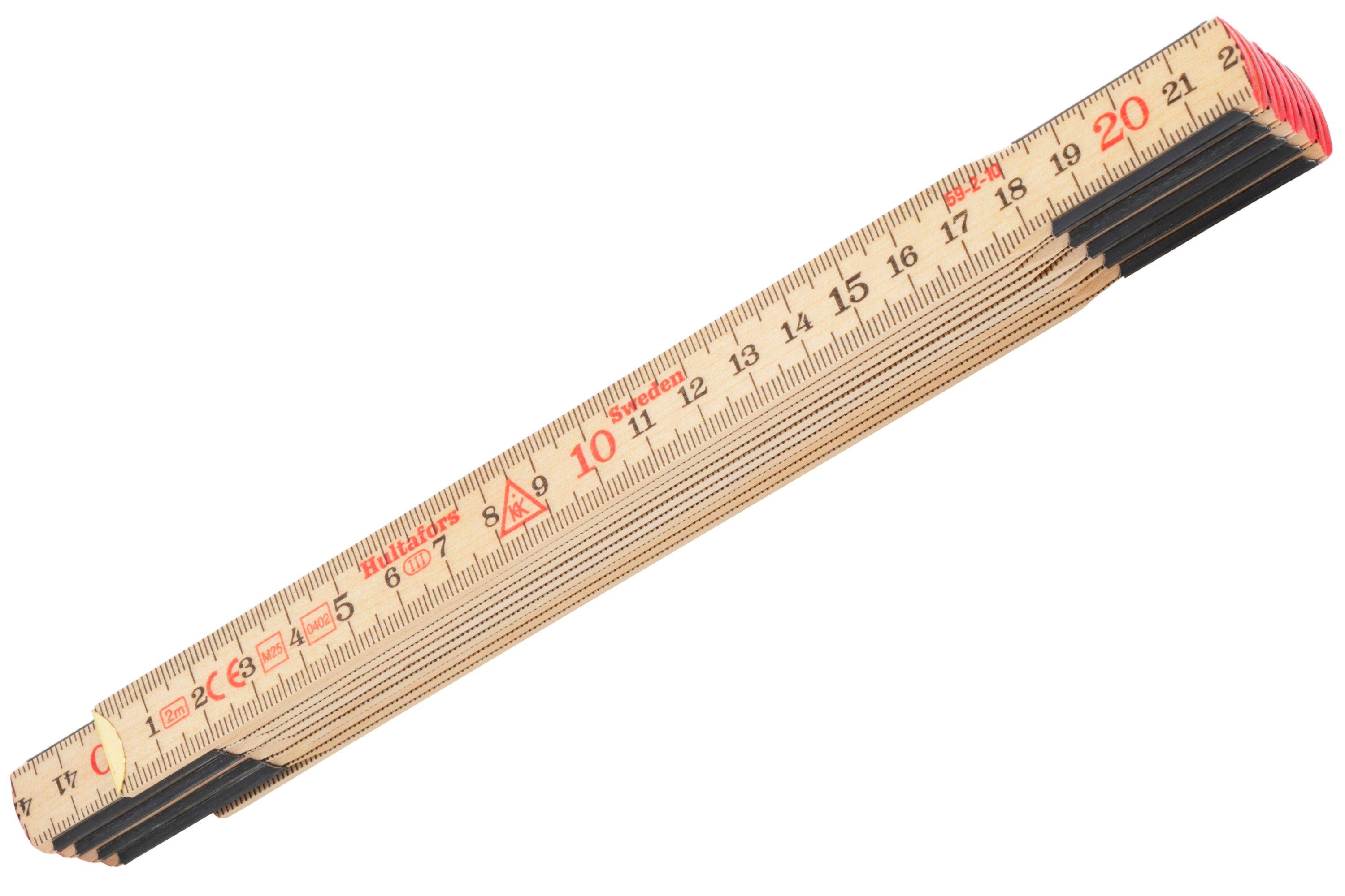 Hultafors Folding Rule 59, 100004 metric, 2 m | Advantageously shopping ...