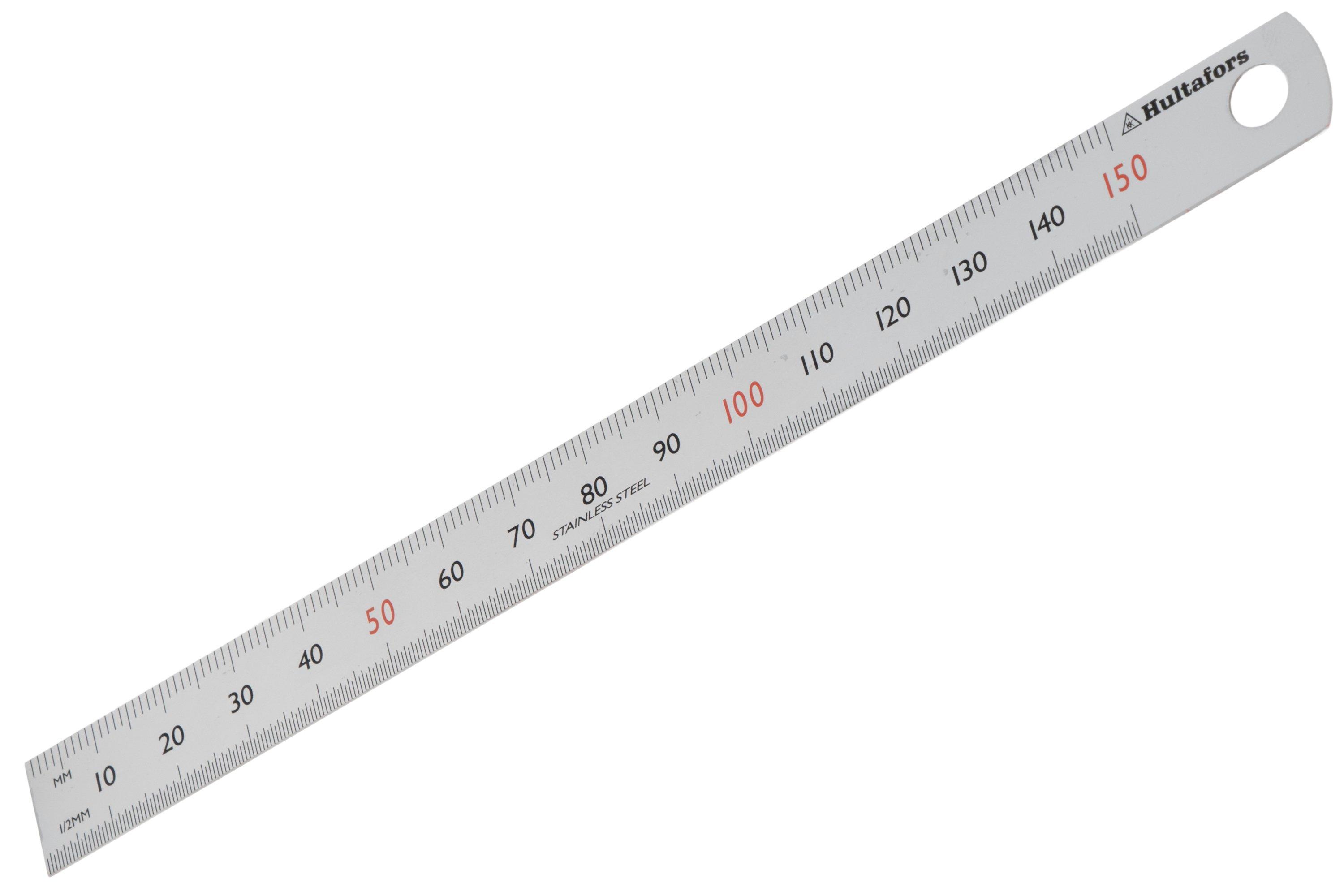 Hultafors Steel Ruler 554003 steel, metric, 15 cm | Advantageously ...