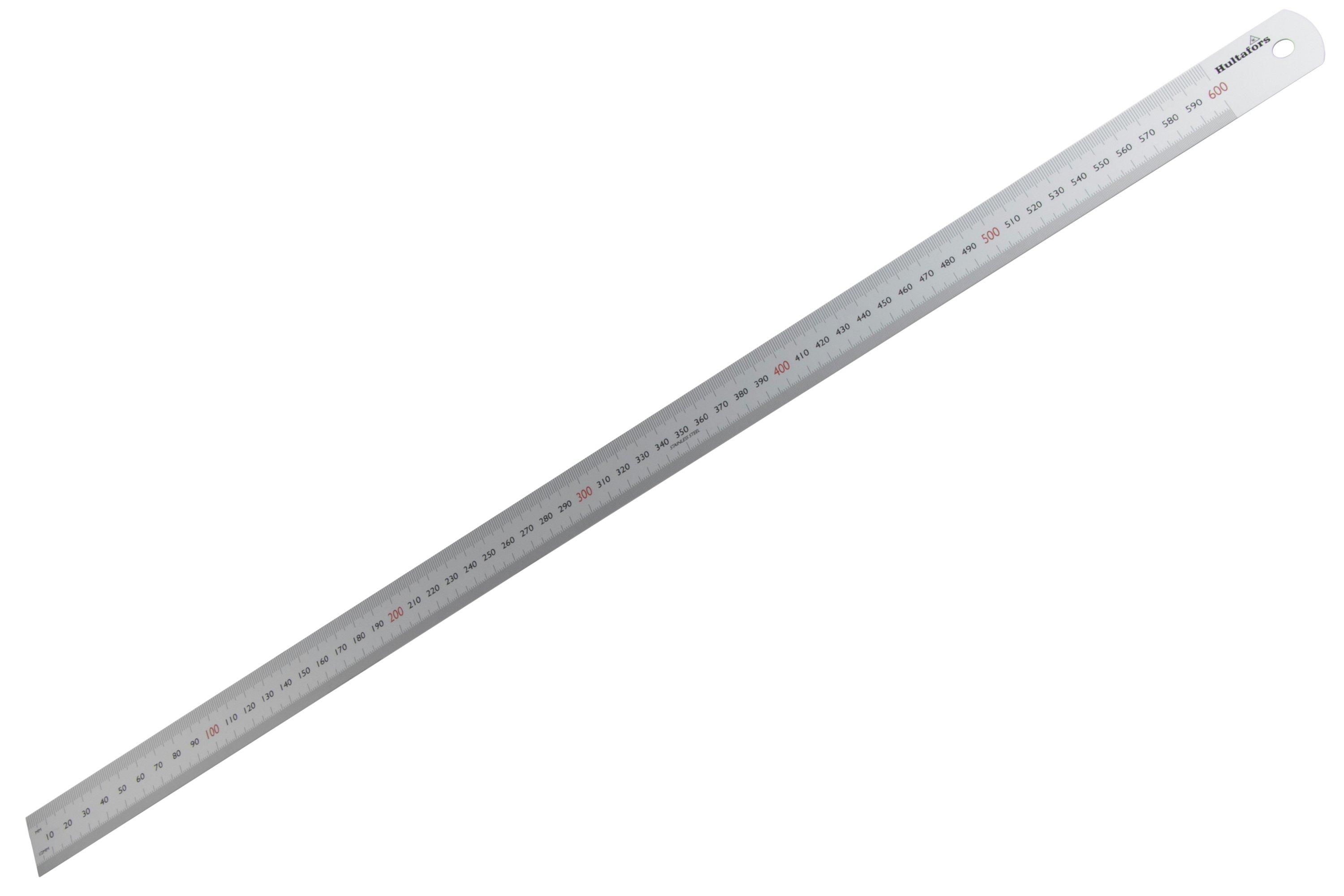 Hultafors Steel Ruler 554203 Stahl, metrisches Lineal, Messlatte 60 cm ...