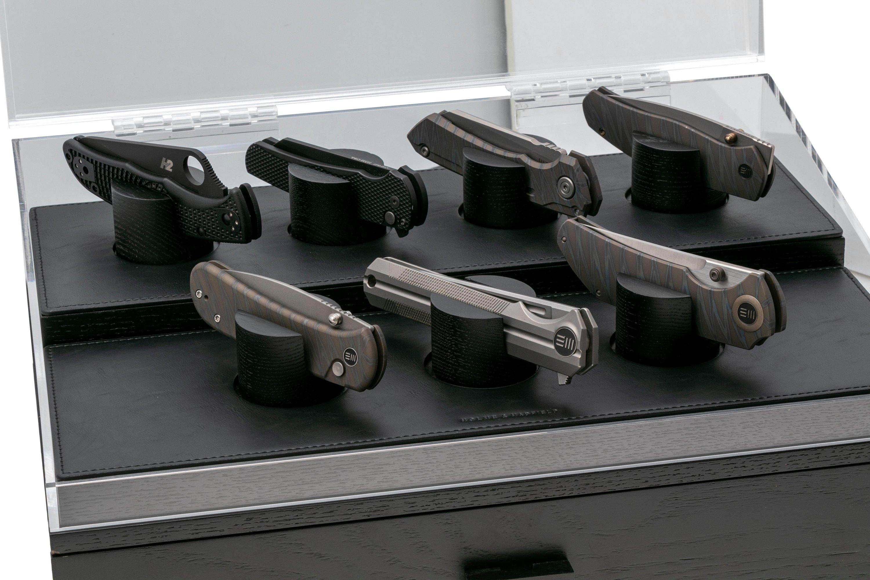 Holme & Hadfield Armory Pro Knife Display Case ARP-BK-800-1 Black ...