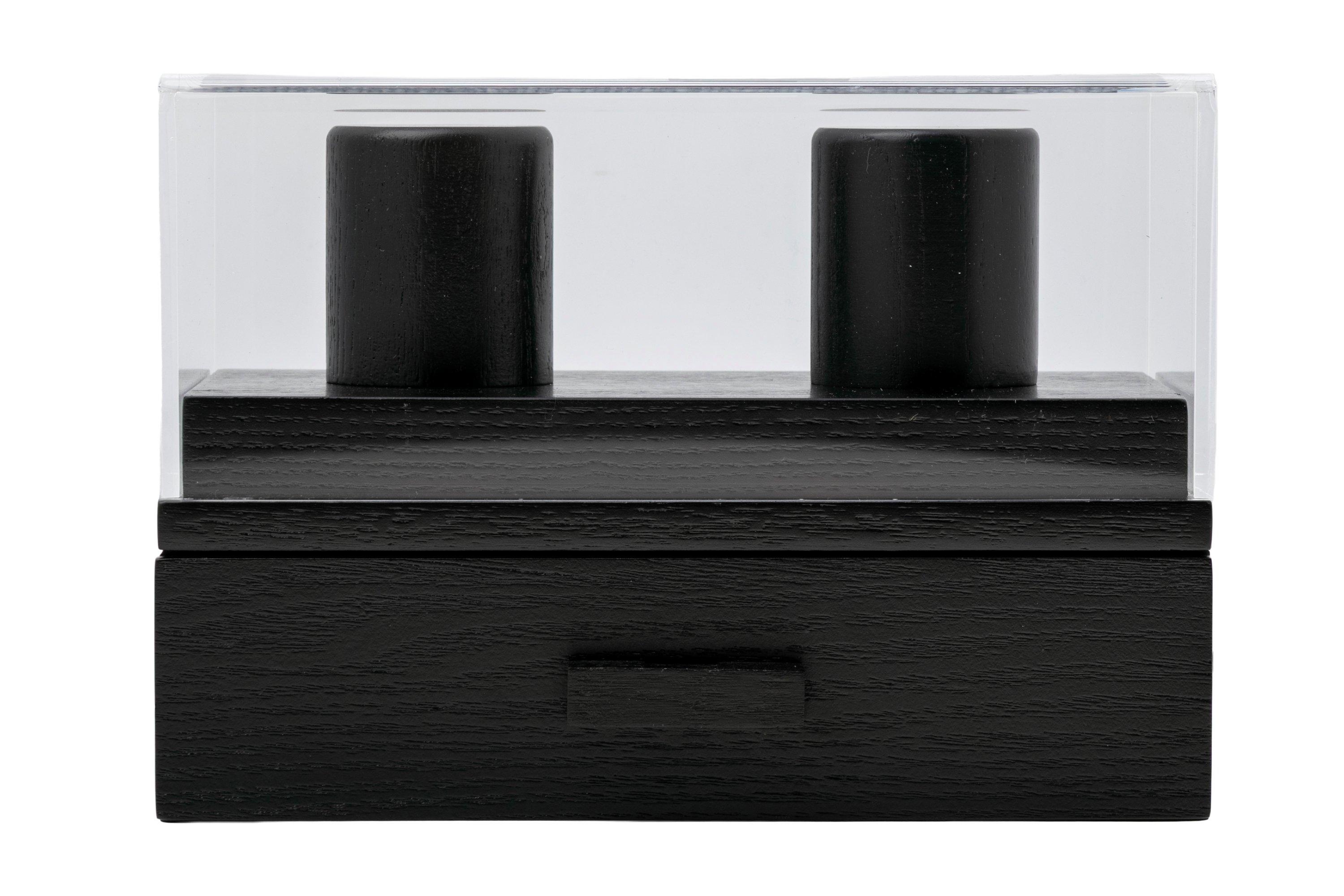 Holme & Hadfield Weekender Watch Display Case I4-Q5I3-XU9T Black, watch ...