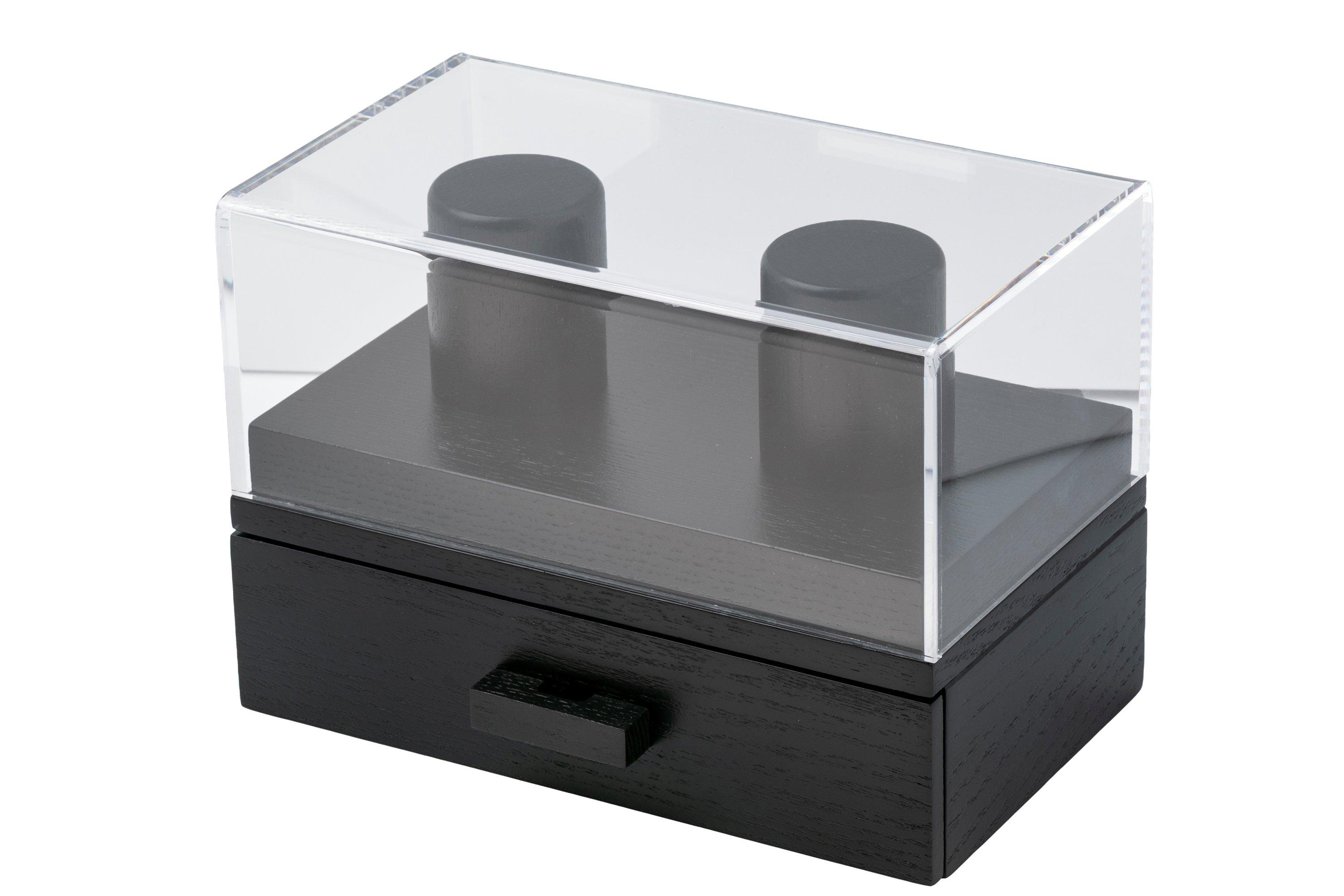 Holme & Hadfield Weekender Watch Display Case I4-Q5I3-XU9T Black, watch ...