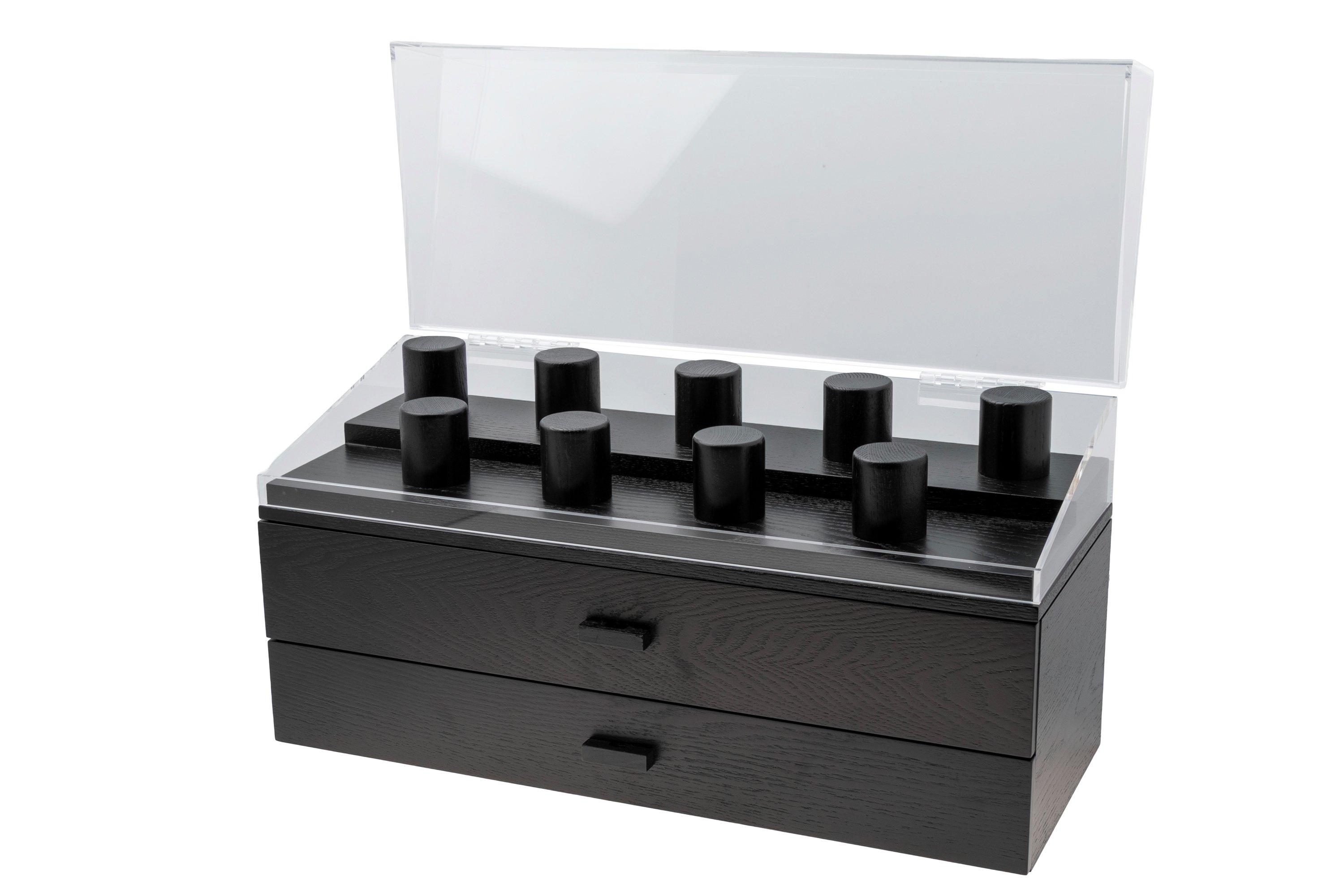 Holme & Hadfield Legacy Watch Display Case LGP-BK-985-1 Black, watch ...