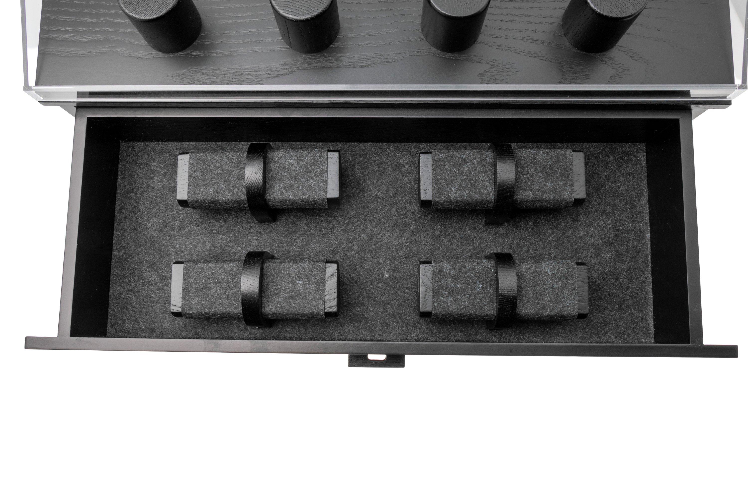 Holme & Hadfield Legacy Watch Display Case LGP-BK-985-1 Black, watch ...