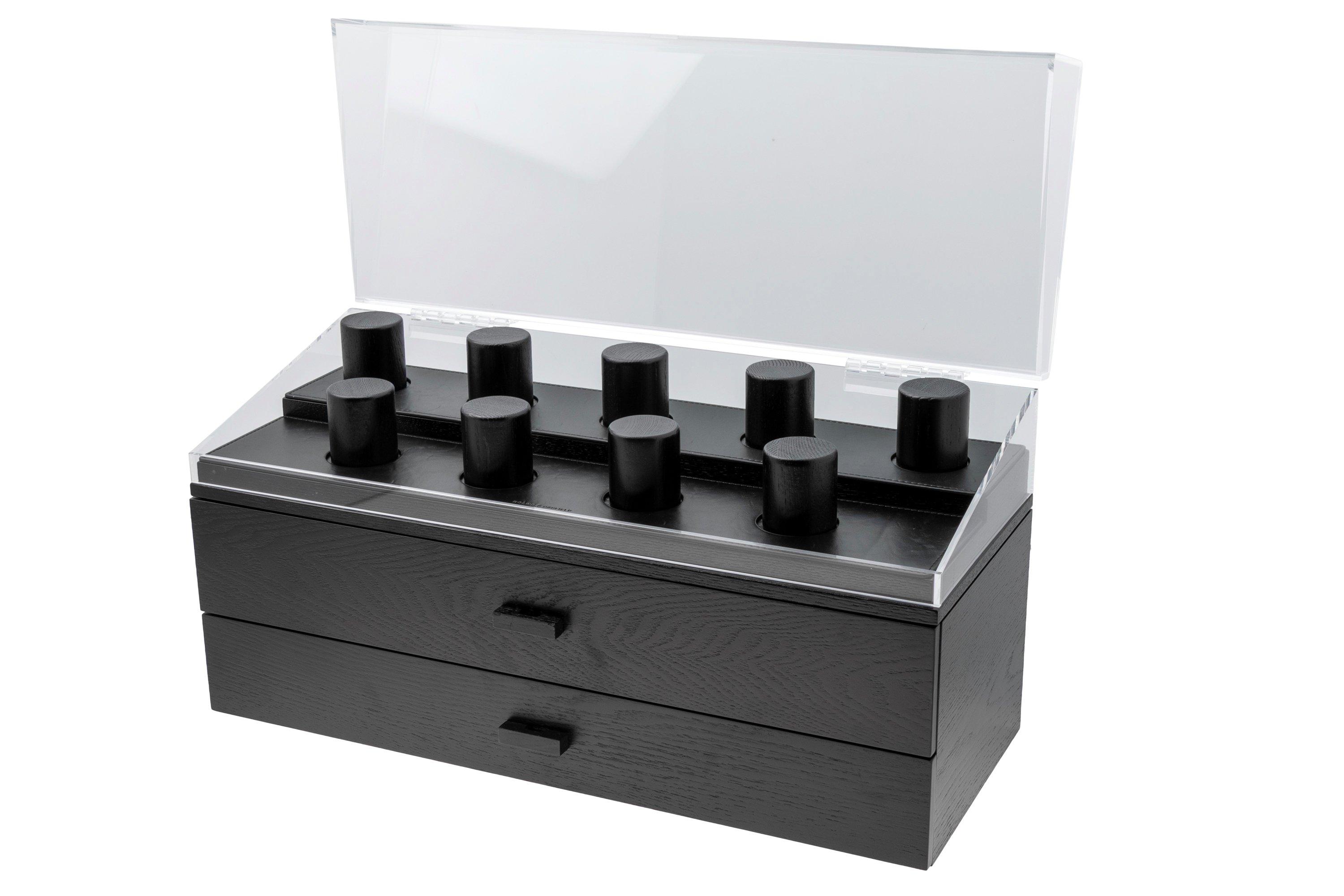 Holme & Hadfield Legacy Watch Display Case LGP-BK-985-1 Black, watch ...
