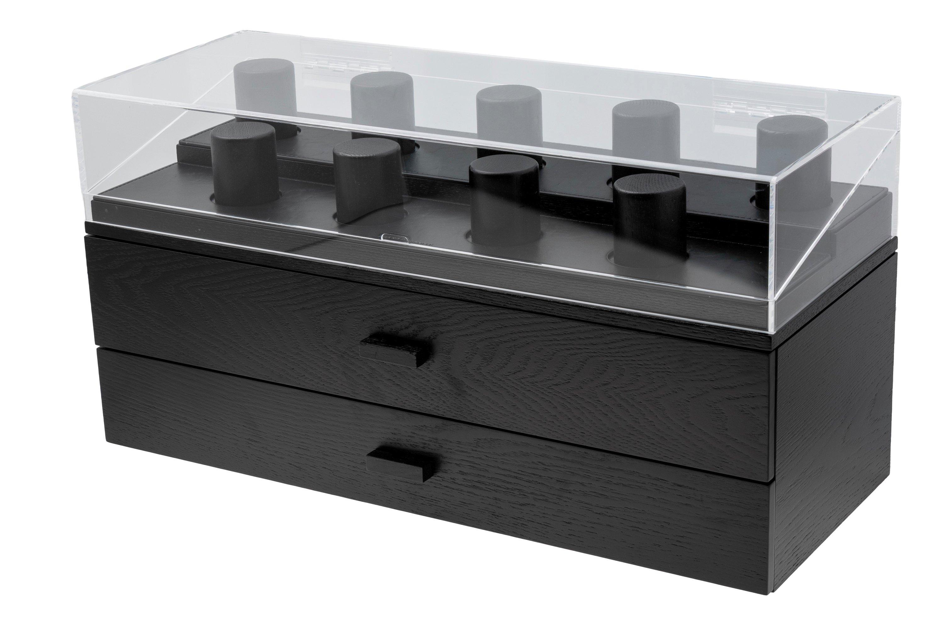 Holme & Hadfield Legacy Watch Display Case LGP-BK-985-1 Black, watch ...