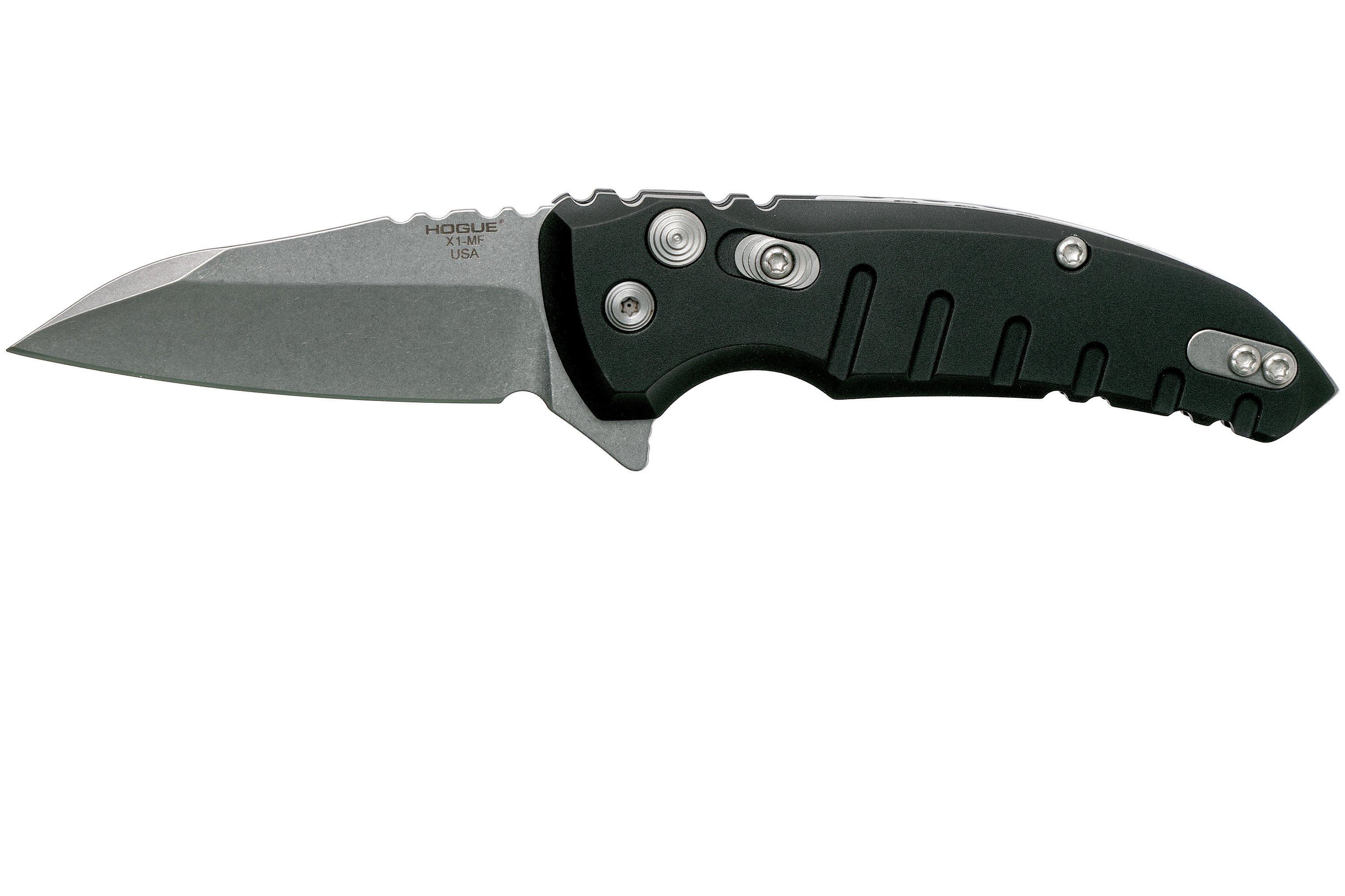 Hogue X1 Microflip Black Wharncliffe couteau de poche 24160, Allen ...