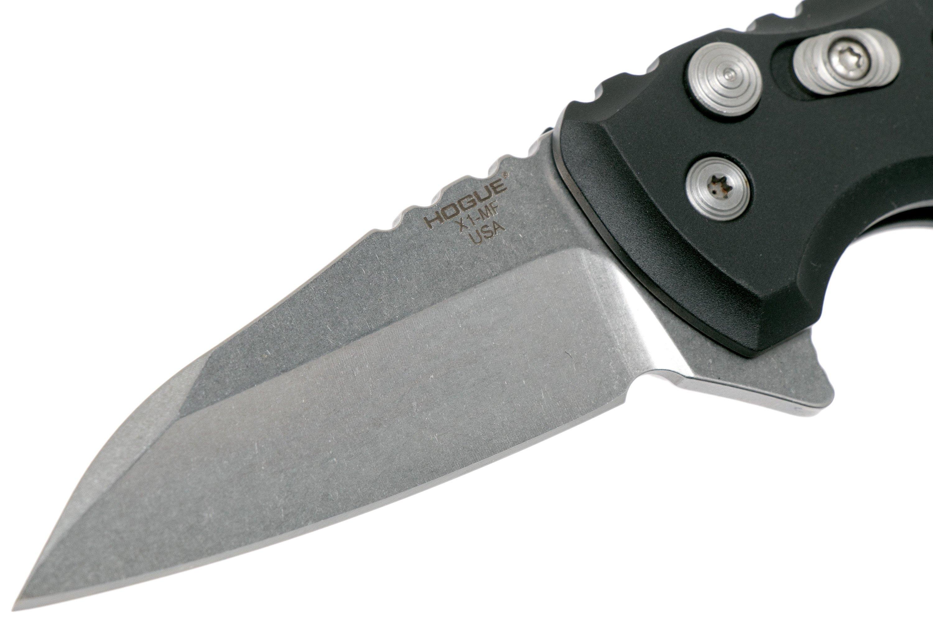 Hogue X1 Microflip Black Wharncliffe couteau de poche 24160, Allen ...