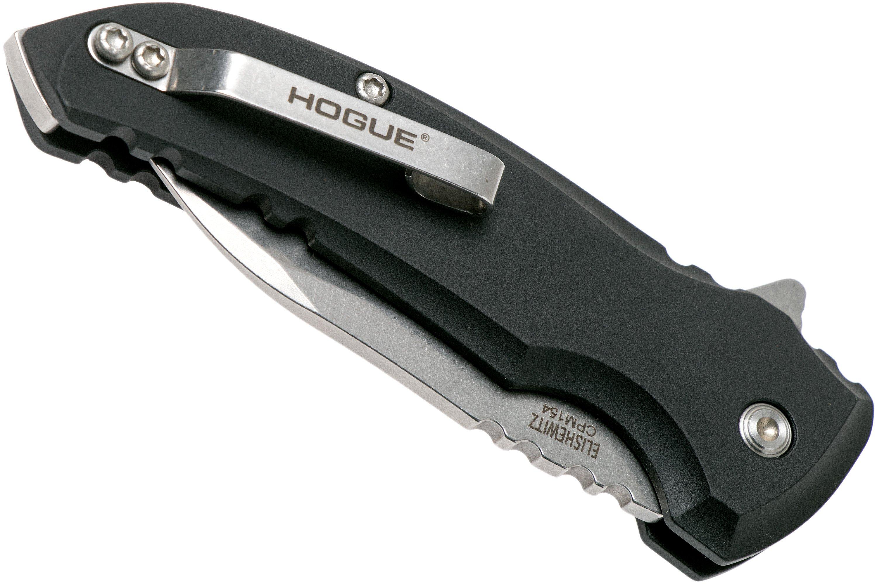 Hogue X1 Microflip Black Wharncliffe couteau de poche 24160, Allen ...