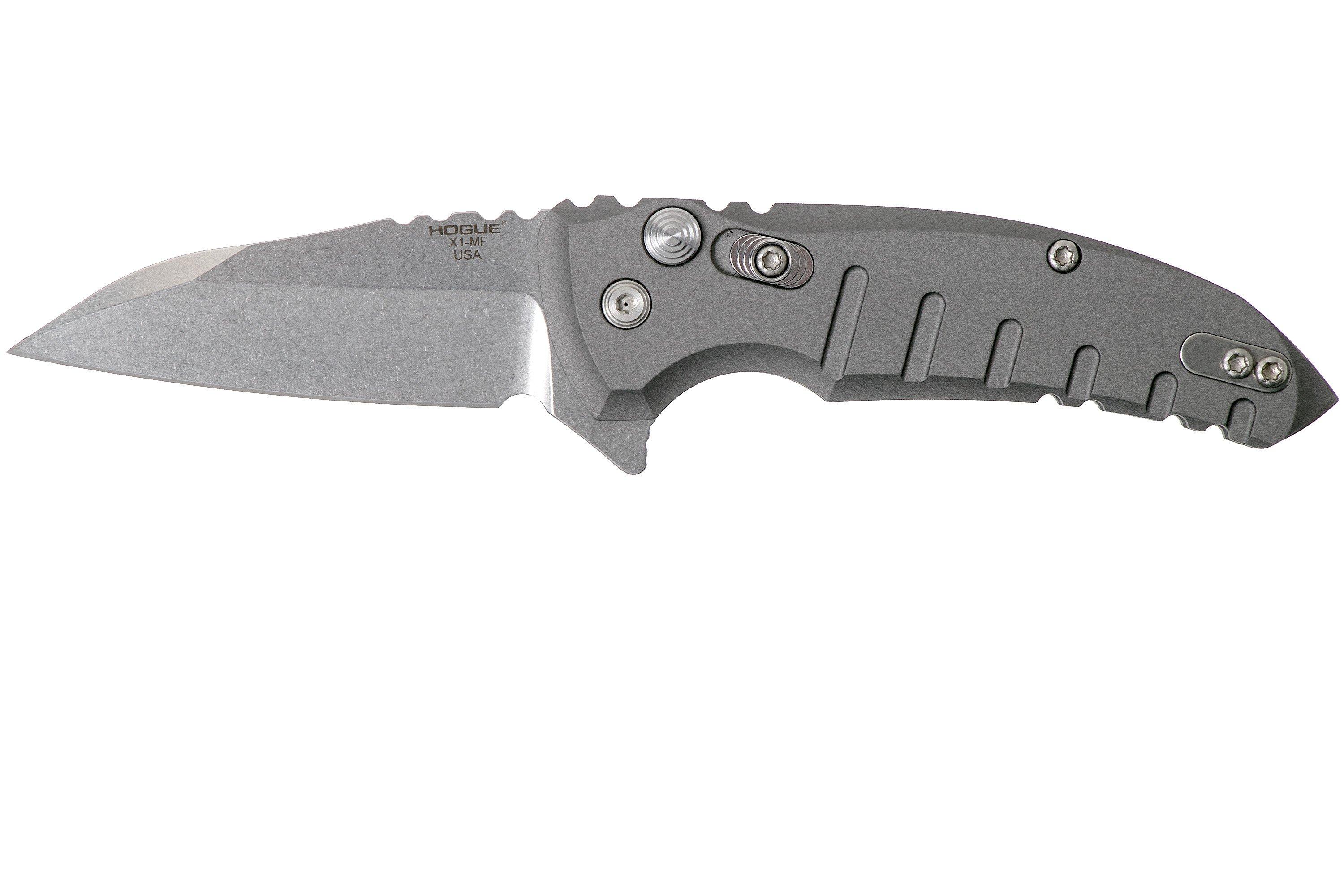 Hogue X1 Microflip Grey Wharncliffe navalha 24162, Allen Elishewitz ...