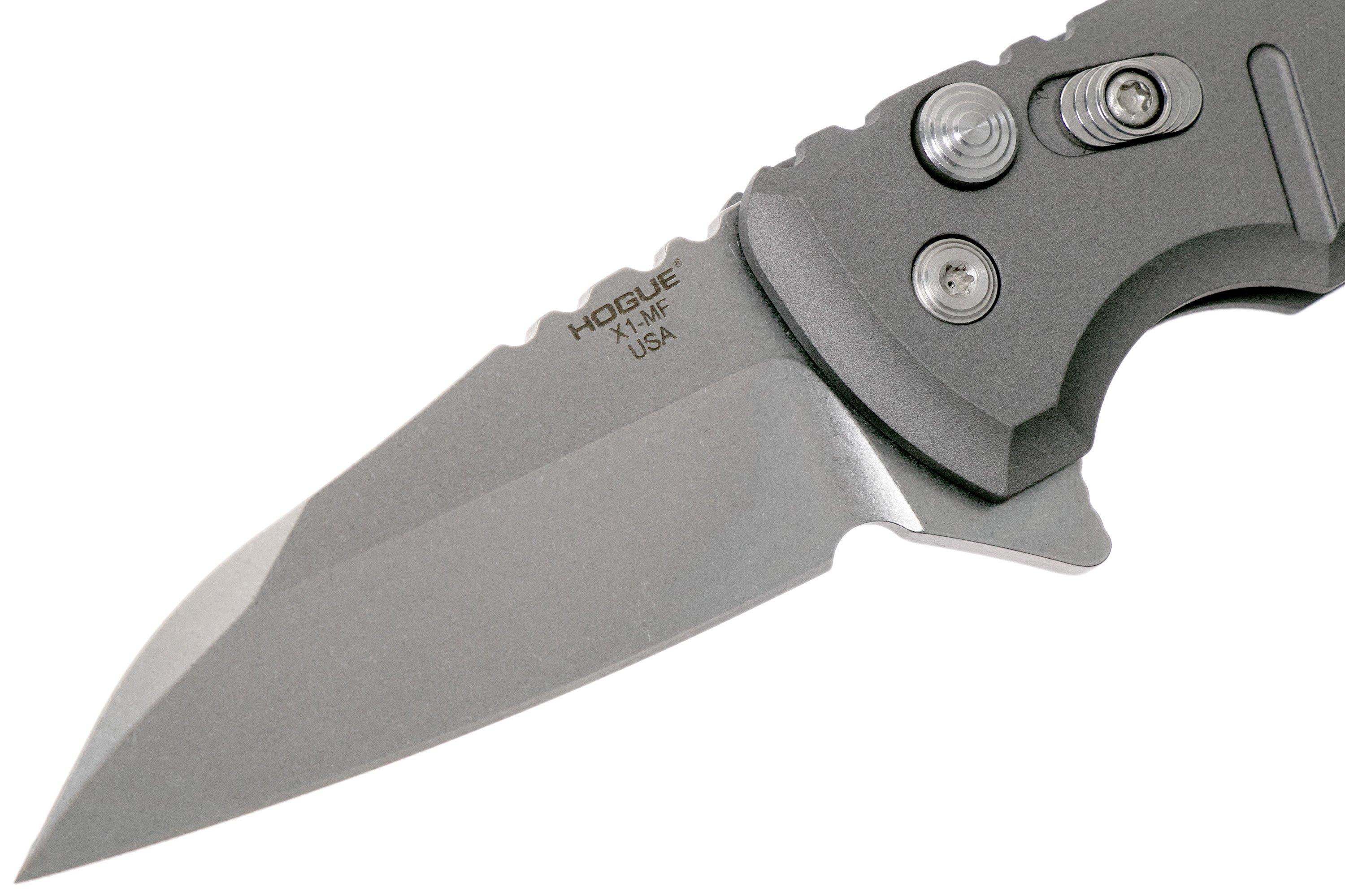 Hogue X1 Microflip Grey Wharncliffe couteau de poche 24162, Allen ...