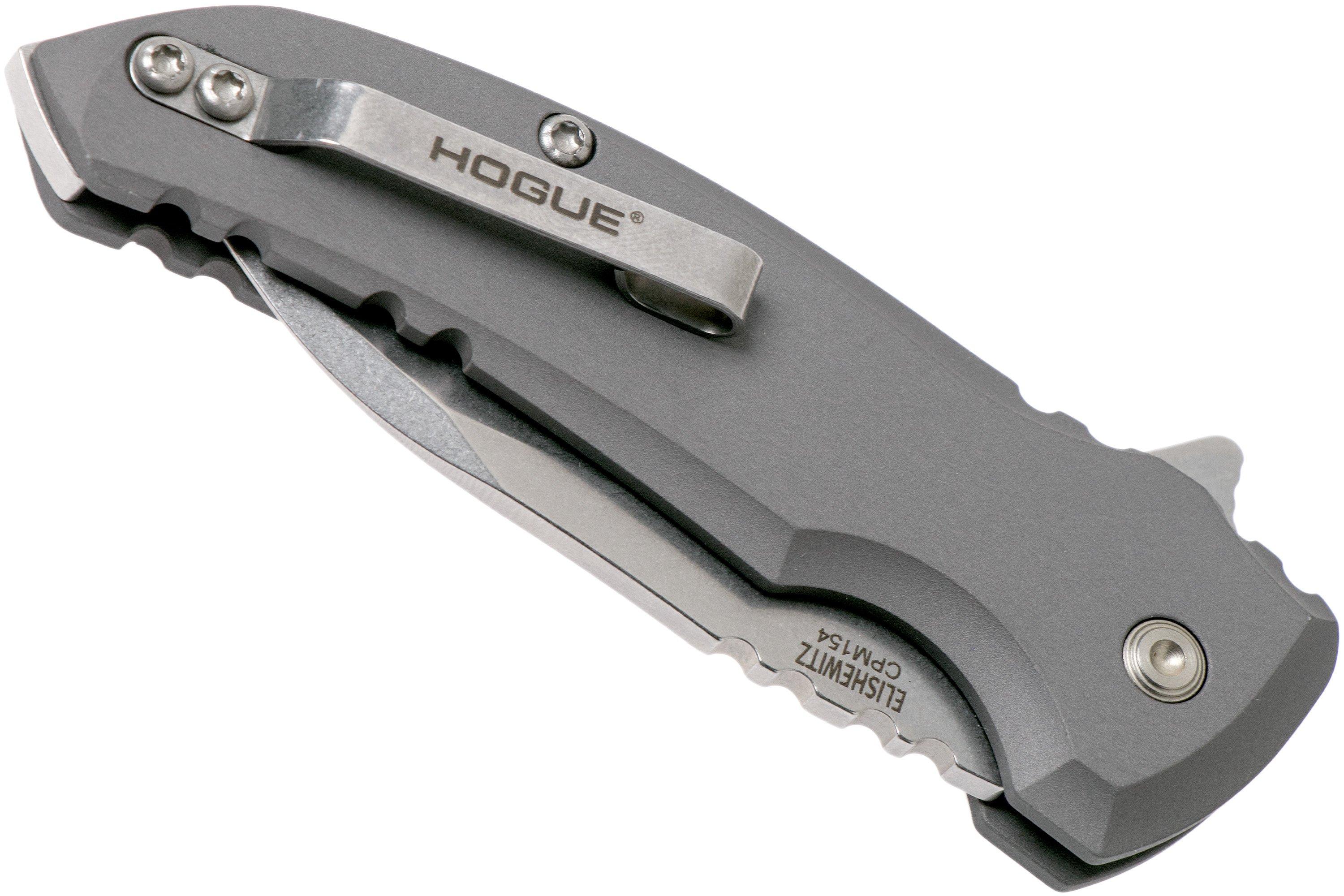Hogue X1 Microflip Grey Wharncliffe navalha 24162, Allen Elishewitz ...