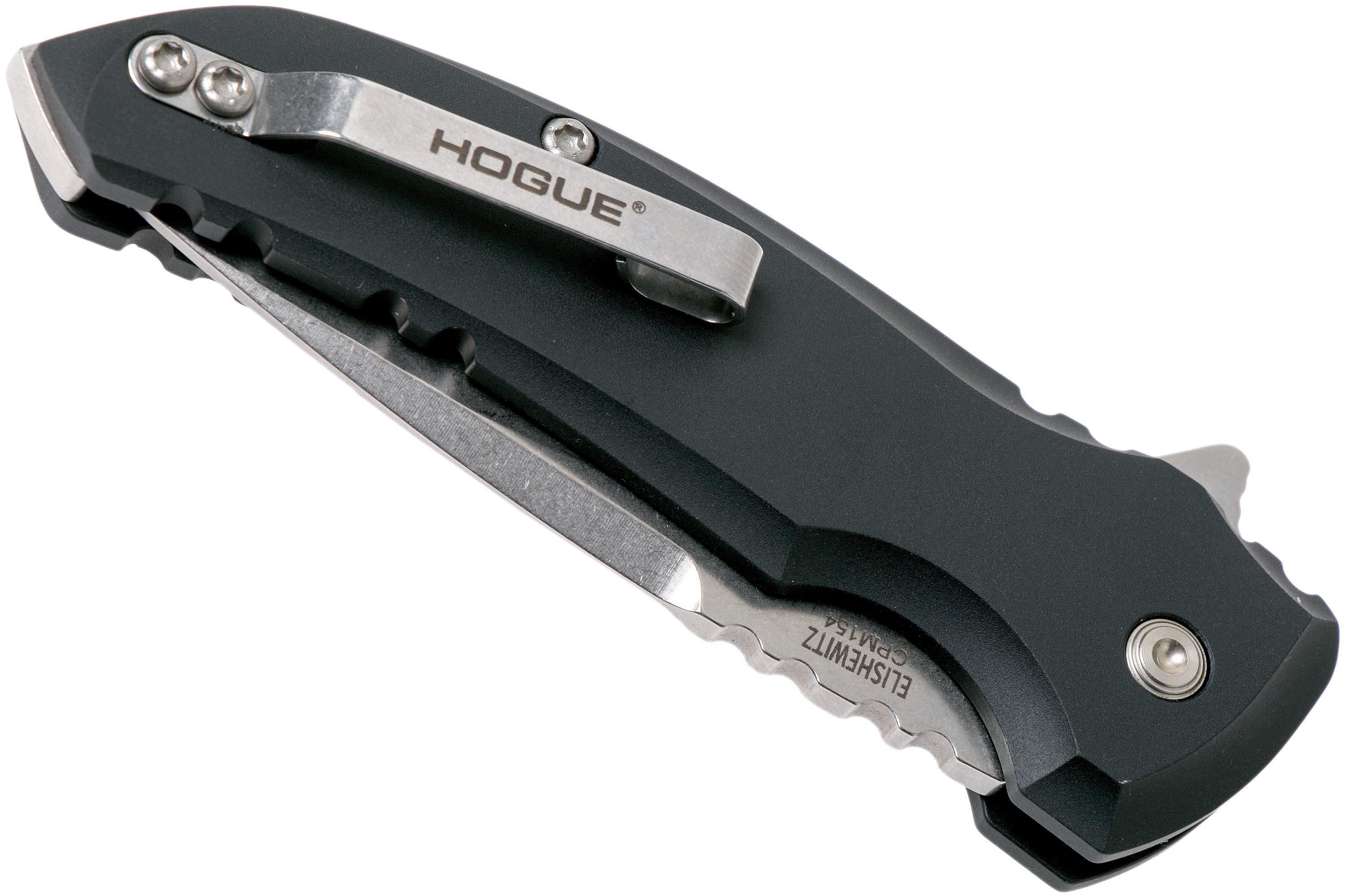 Hogue X1 Microflip Black Droppoint couteau de poche 24170, Allen ...