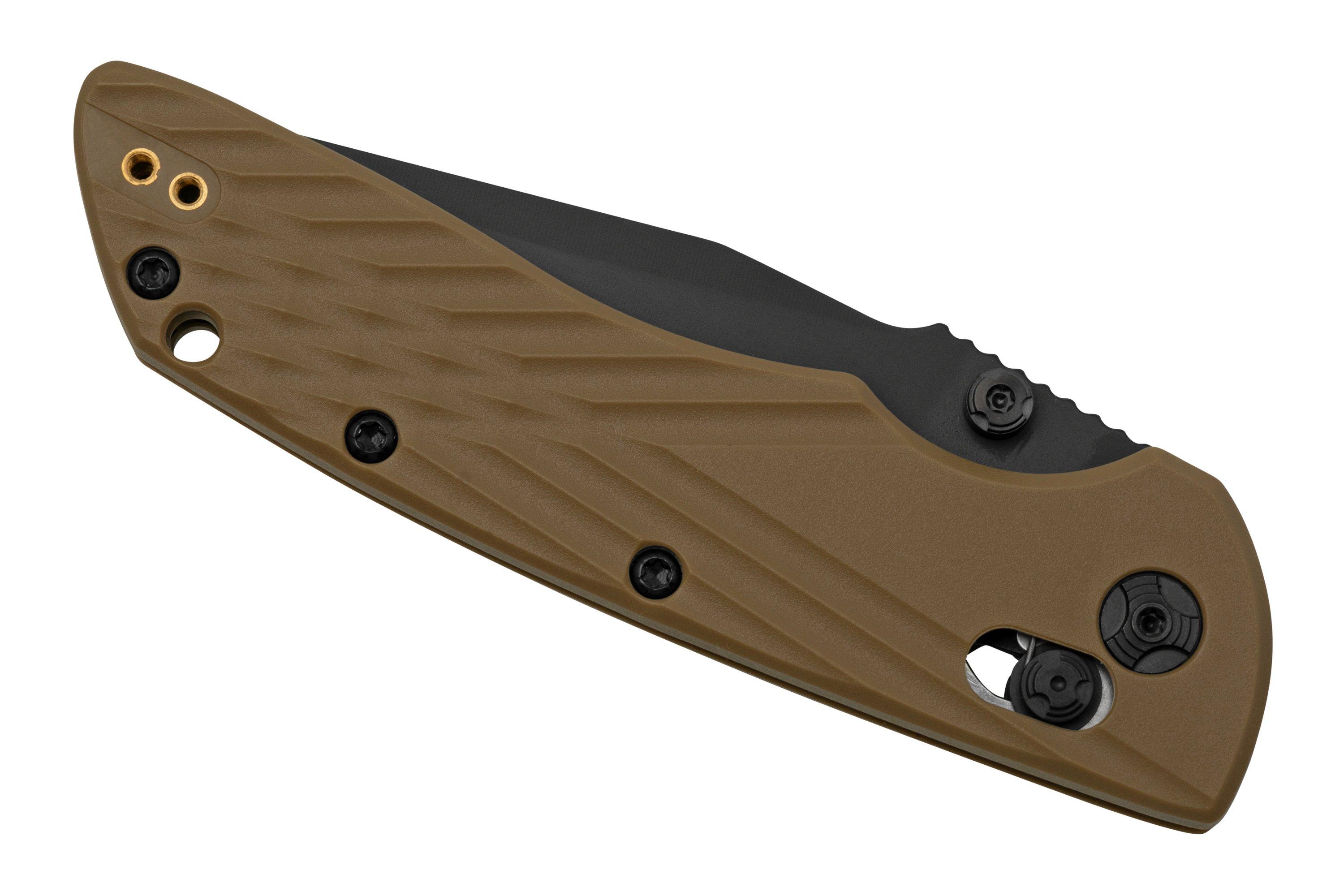Hogue Deka 24377, Flat Dark Earth Polymer, Magnacut Clip Point, pocket ...