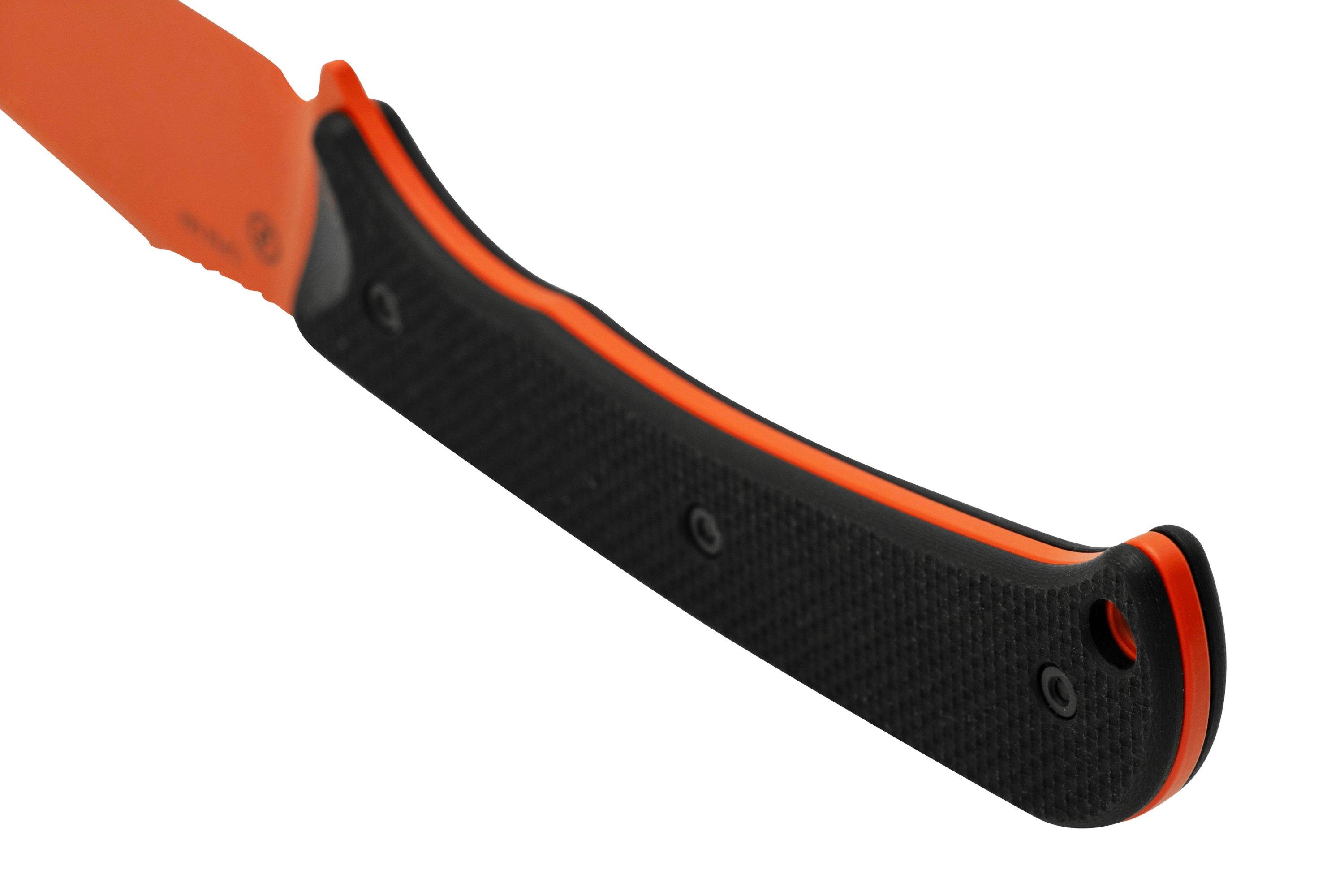 Hogue Extrak 35864 Orange Cerakote, hunting knife with Kydex sheath ...