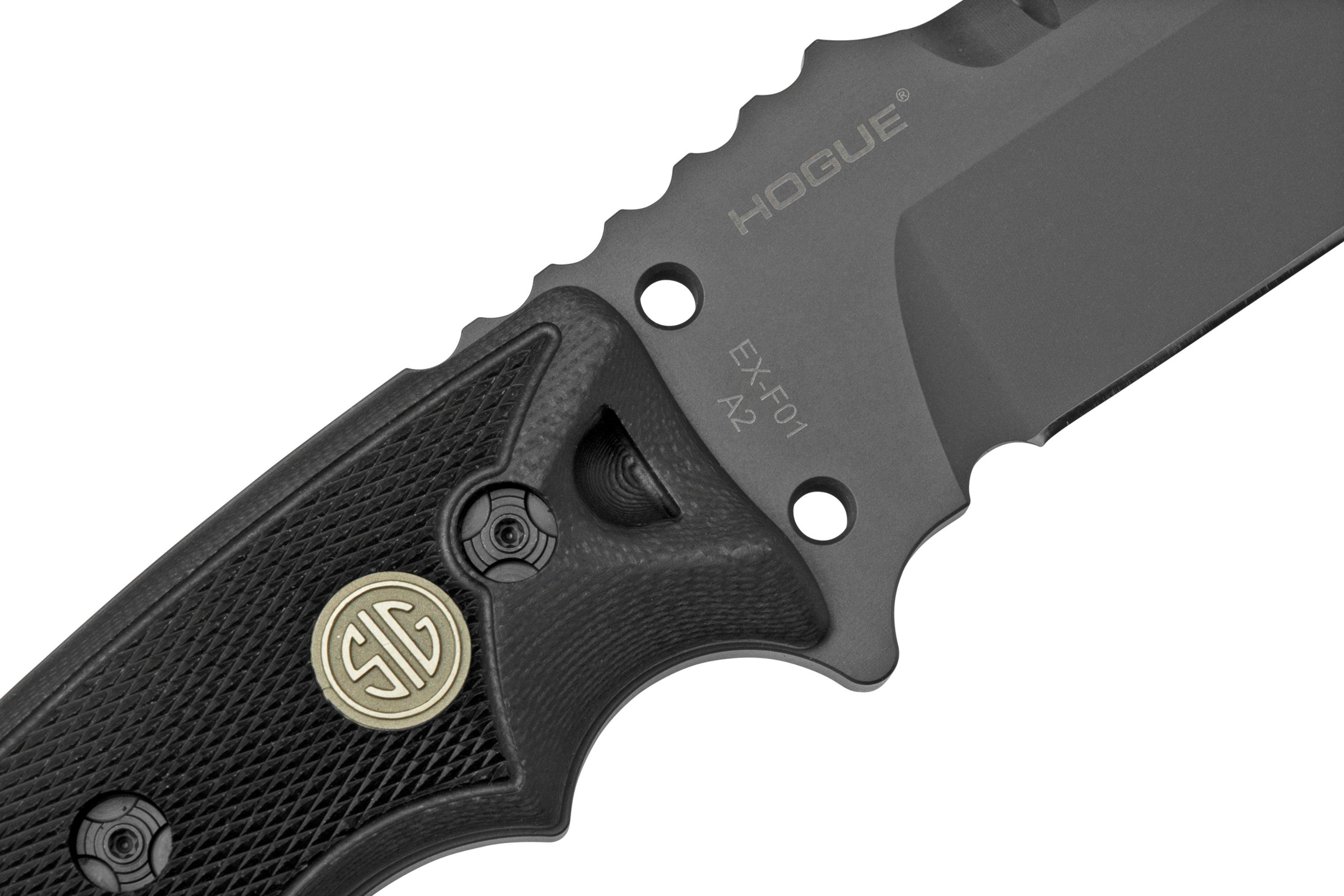 Hogue EX-F01 5.5" Sig Sauer, Tanto Black G10, A2-steel, 37122 fixed ...