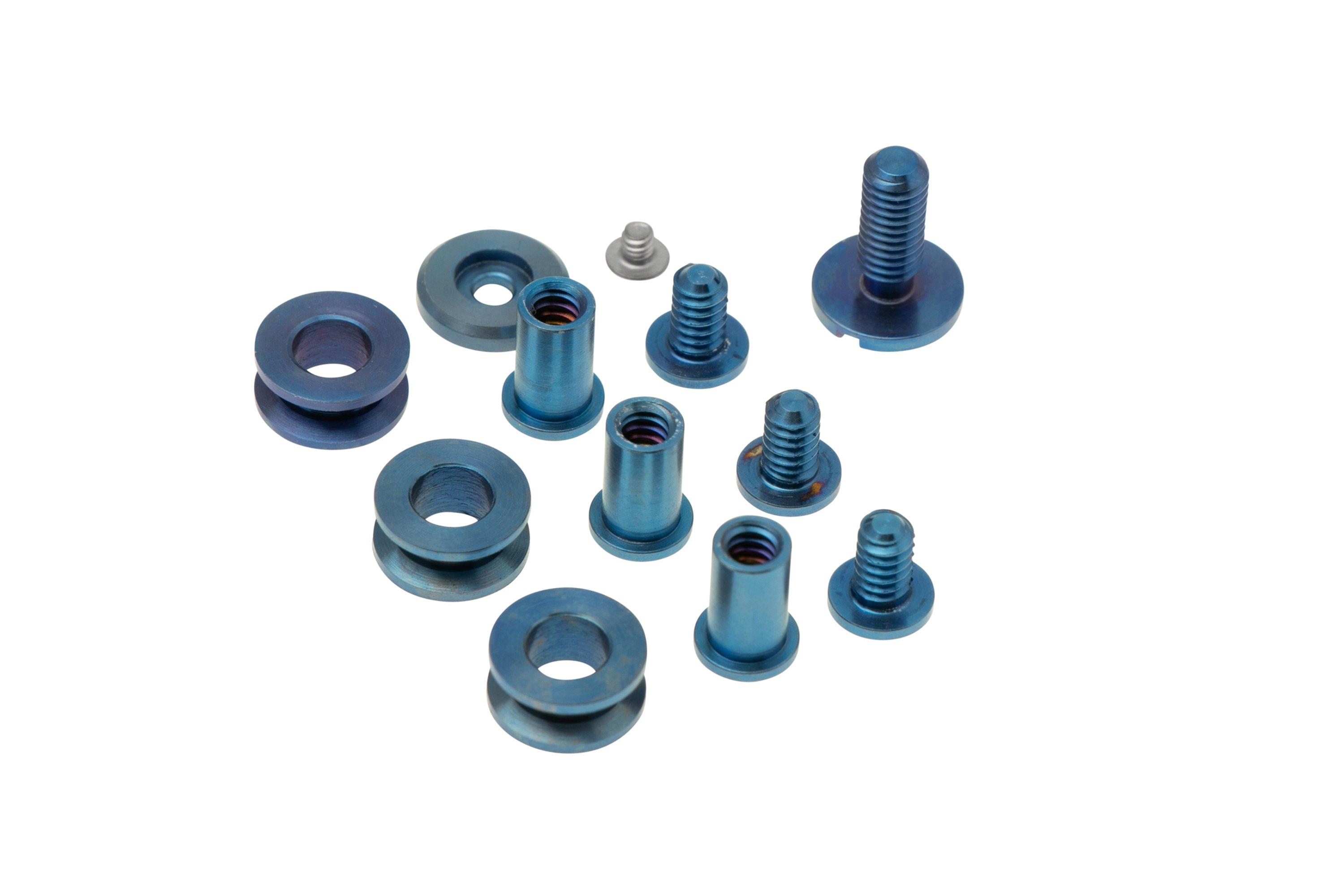 Rick Hinderer XM18 3.5" Skinny Slicer Complete Stonewashed Blue ...