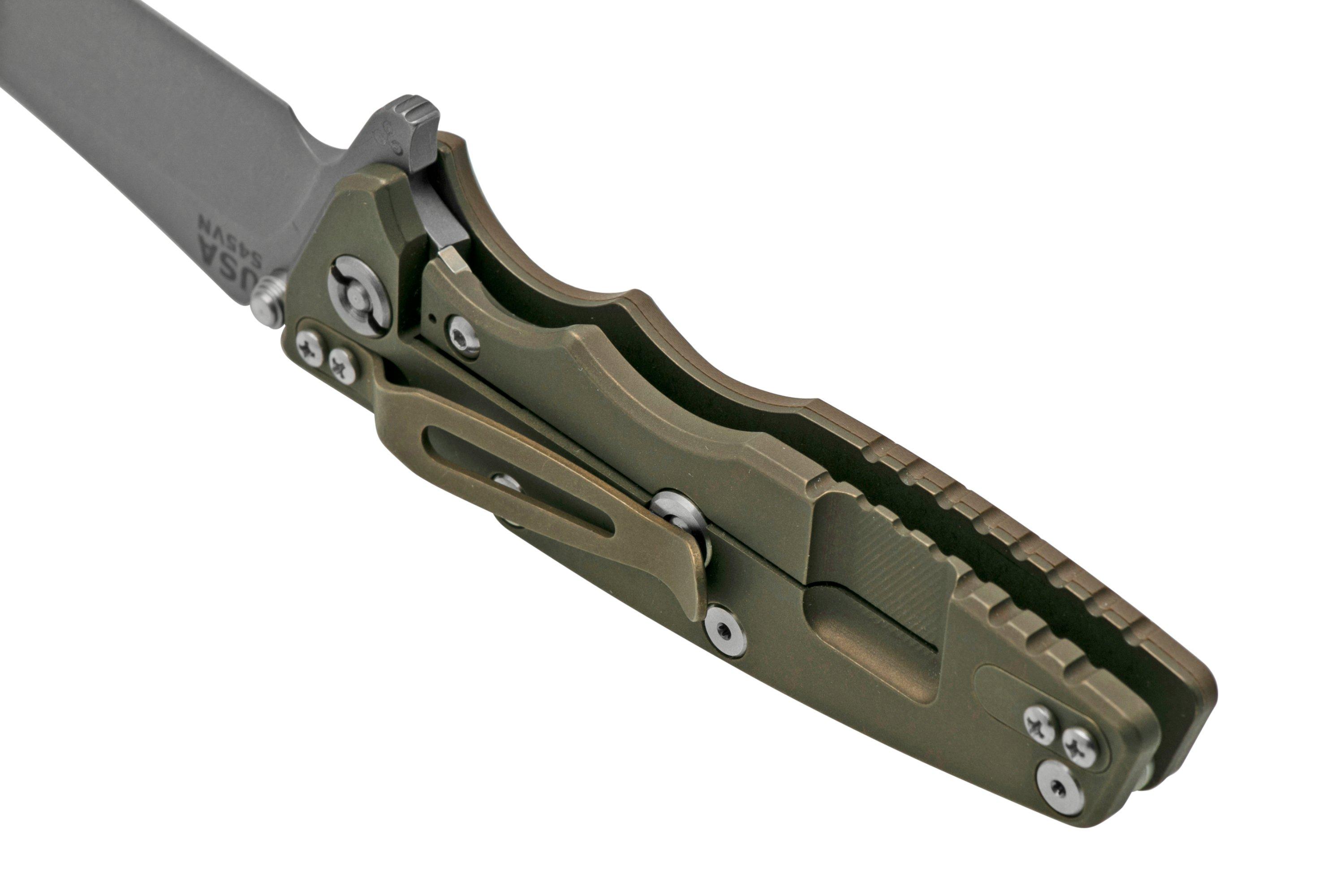 Rick Hinderer Eklipse 3.5” Spearpoint S45VN, Battle Bronze, Earth Brown ...