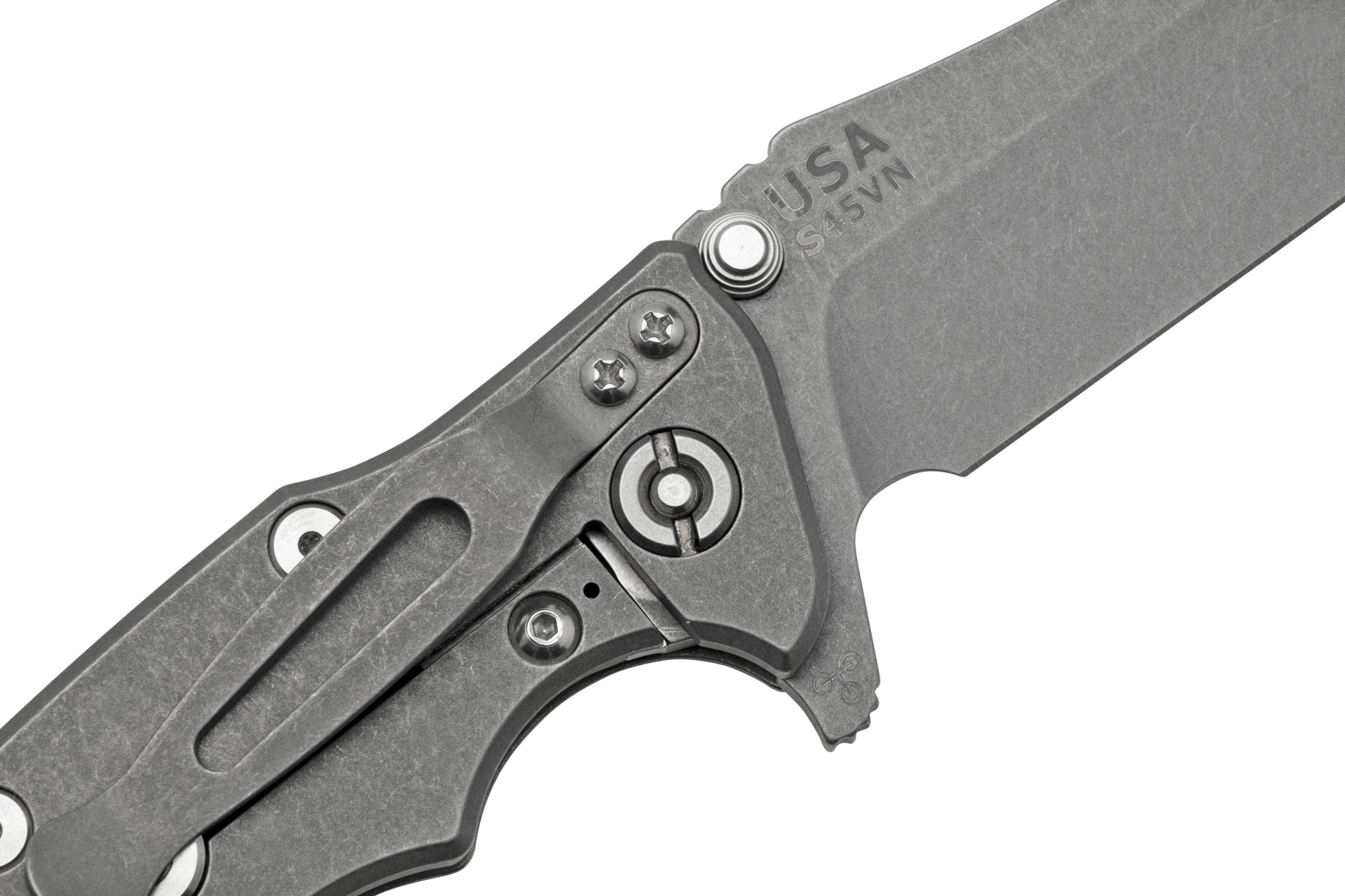 Rick Hinderer Eklipse 3.5” Spearpoint S45VN, Working Finish, Orange G10 ...