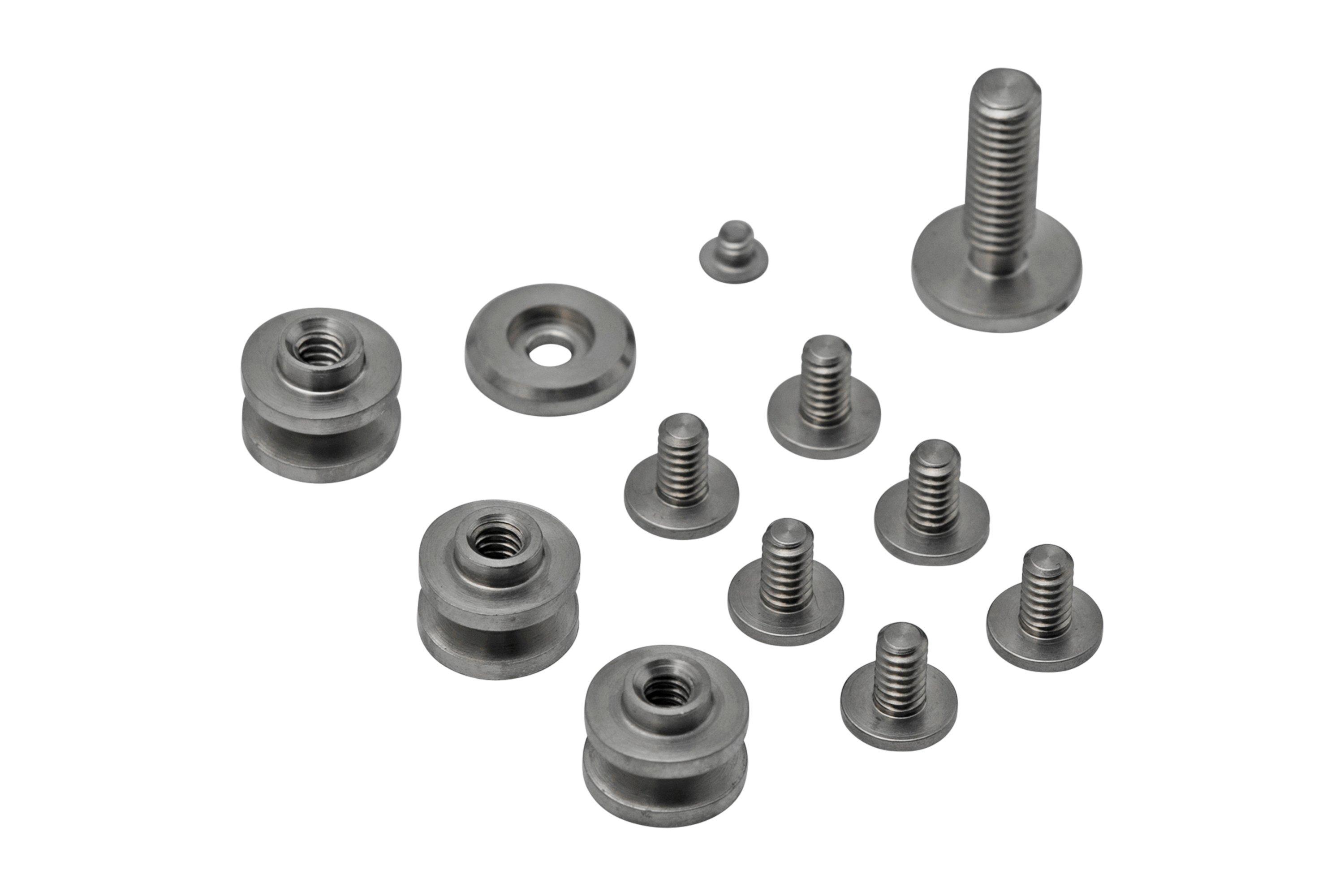 Rick Hinderer Complete Titanium Stonewashed Hardware Set, Eklipse 3.5 ...