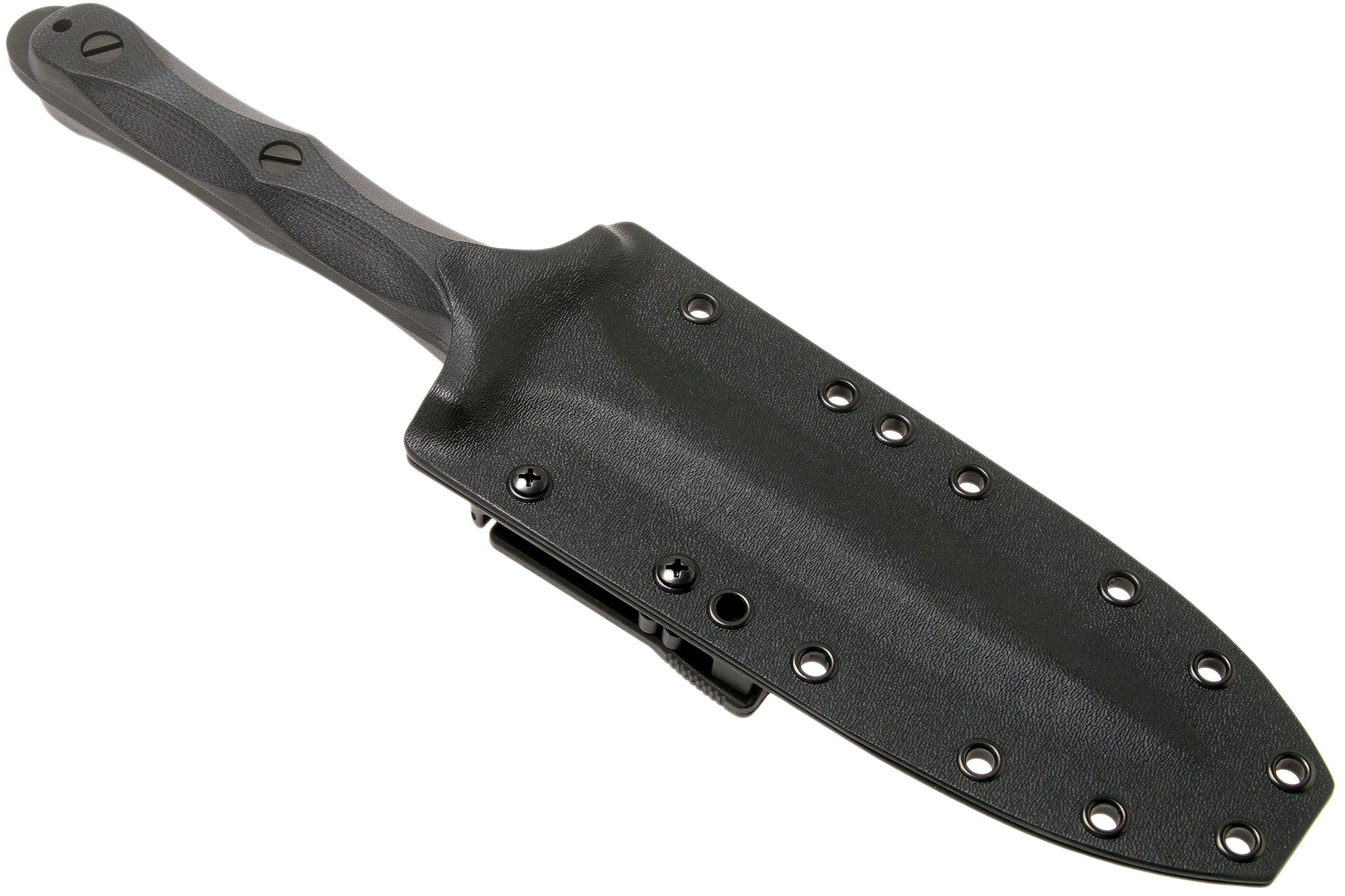 Rick Hinderer EK Dagger O1 Parkerized, Black Micarta commando dagger ...