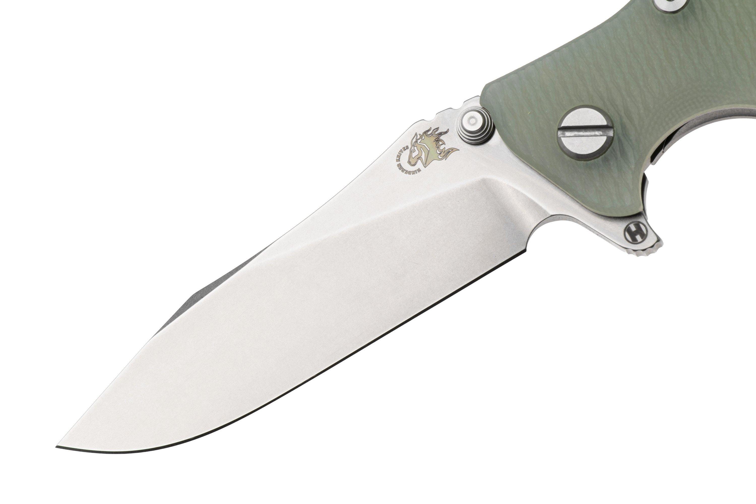 Rick Hinderer Eklipse 3.5" Slicer Hollow Stonewashed S45VN, Titanium ...